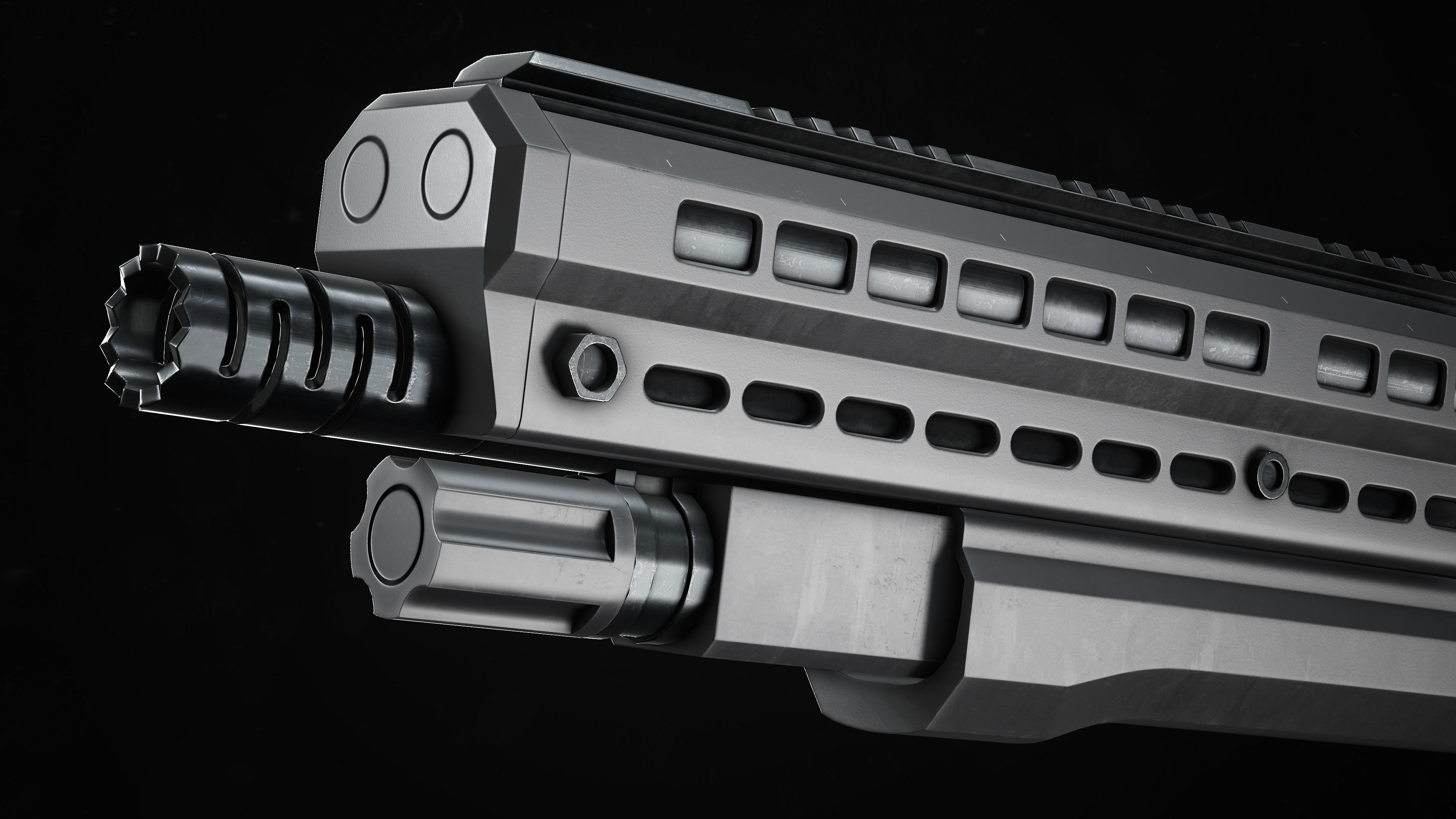 3D model UTS 15 Shotgun VR / AR / low-poly | CGTrader
