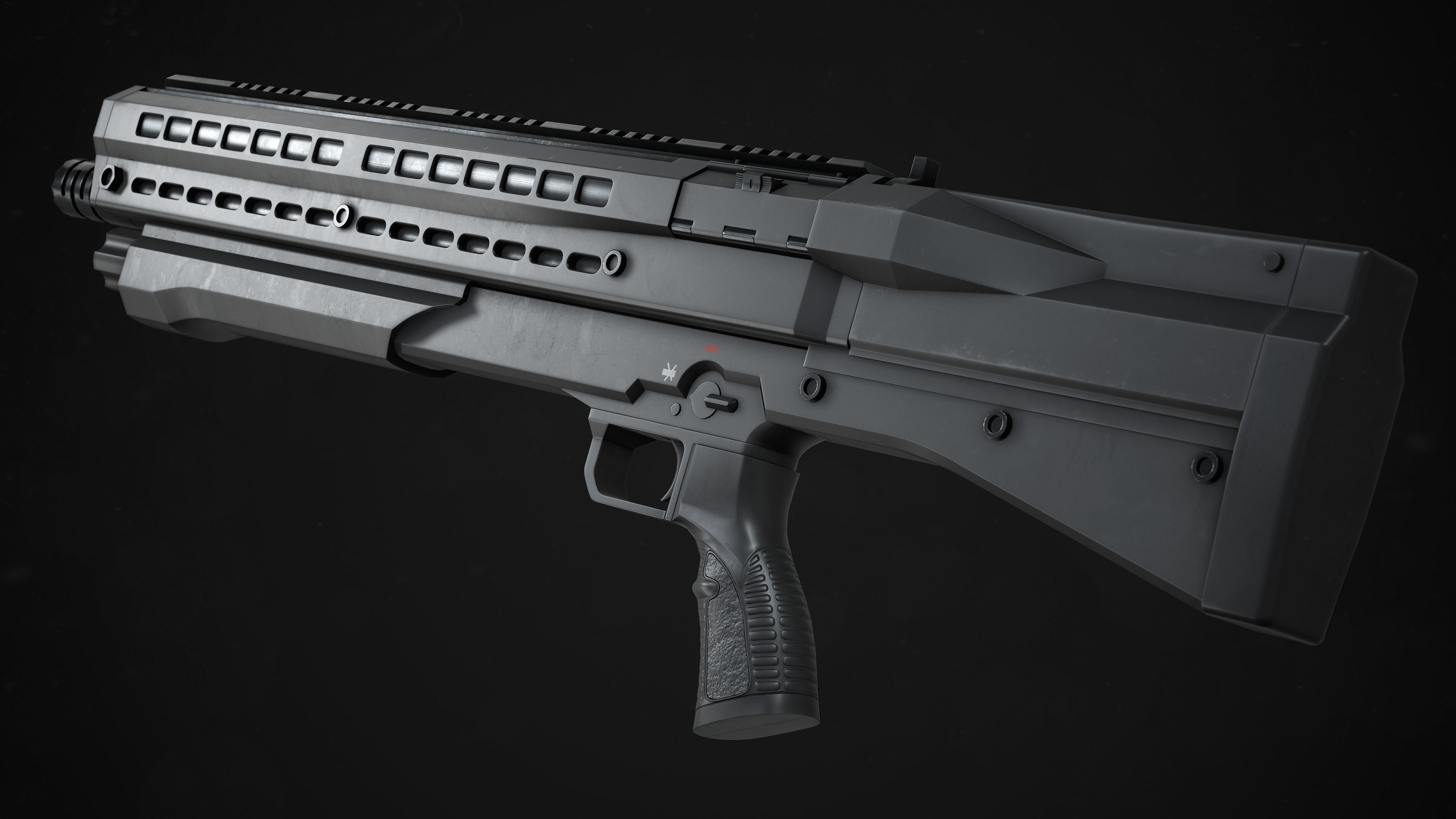 3D model UTS 15 Shotgun VR / AR / low-poly | CGTrader