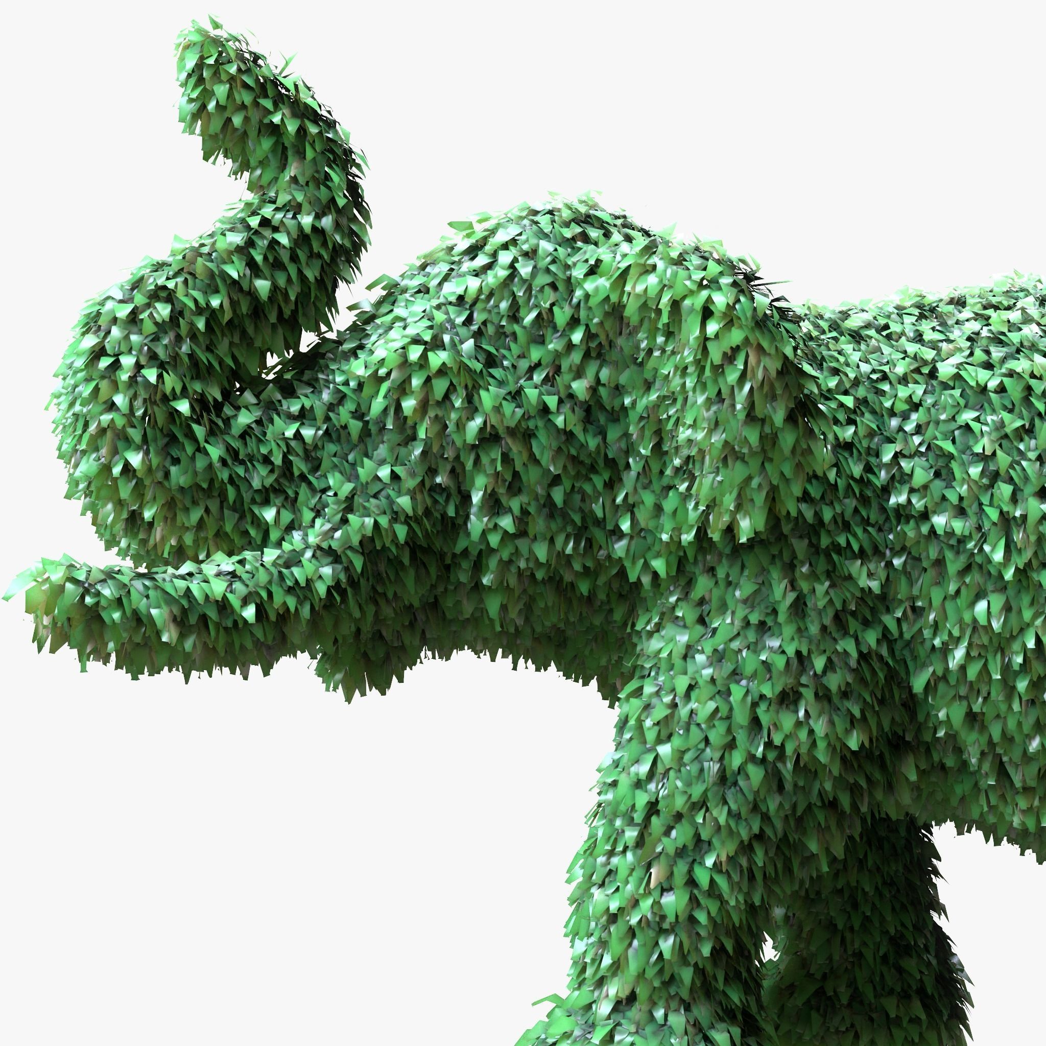 Elephant Topiary Garden Sculptures 3D model | CGTrader