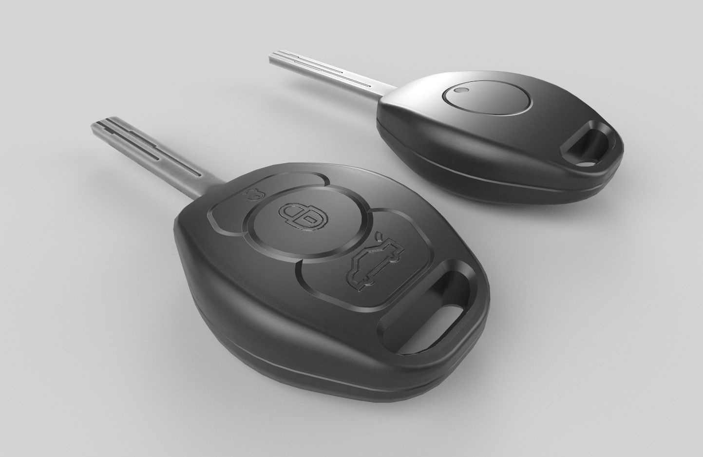 3D model Car Key LP 01 VR / AR / low-poly | CGTrader