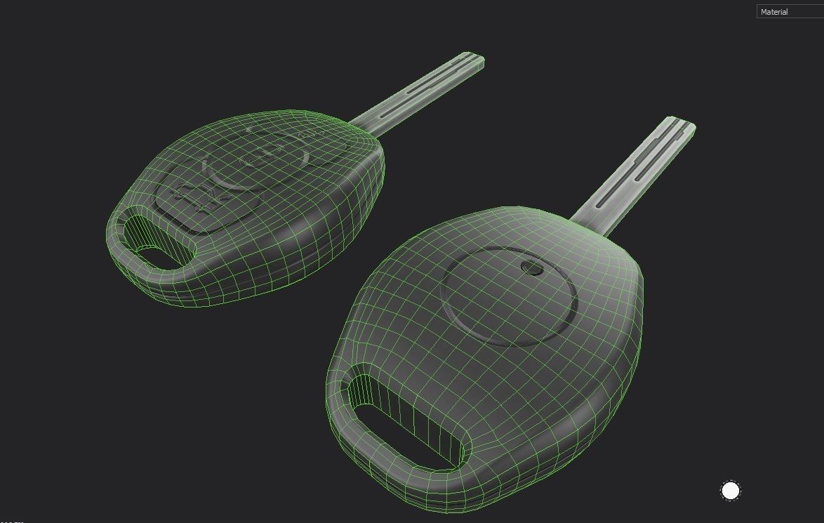 3D model Car Key LP 01 VR / AR / low-poly | CGTrader