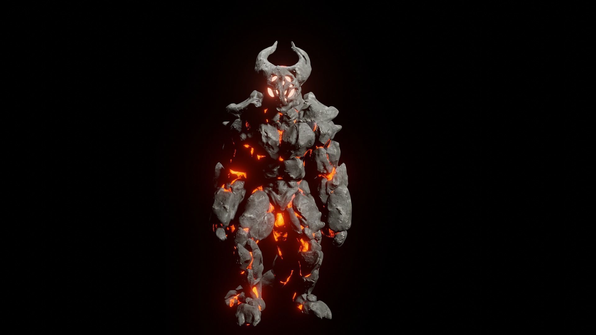 Rock Demon 3D model | CGTrader