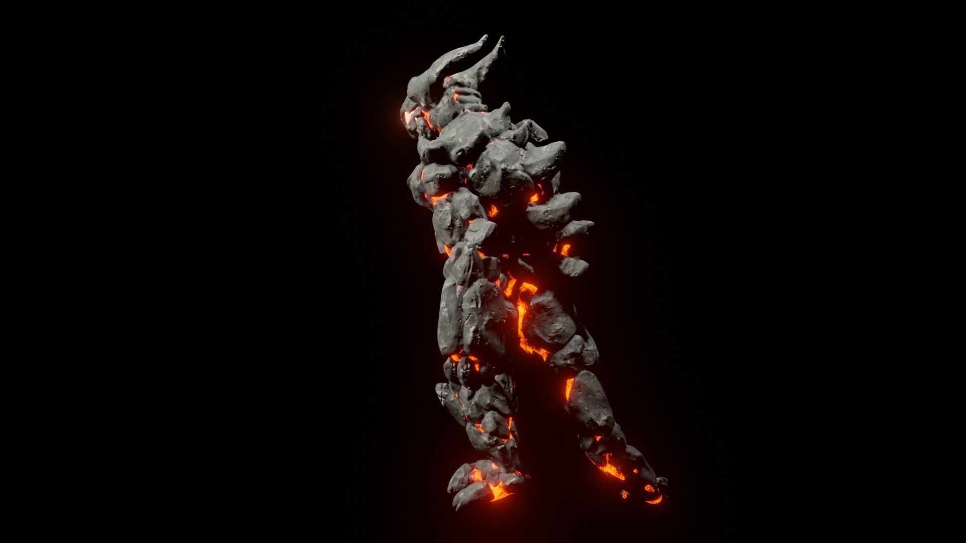 Rock Demon 3D model | CGTrader