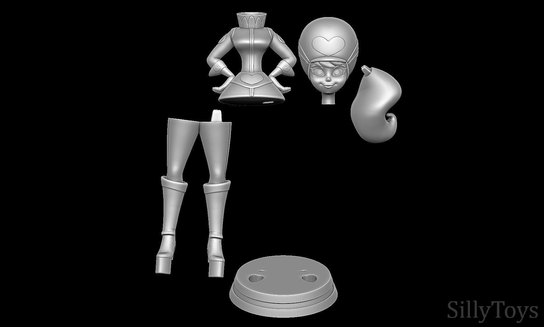 Penelope Pitstop - Wacky Races 2017 3D model 3D printable | CGTrader