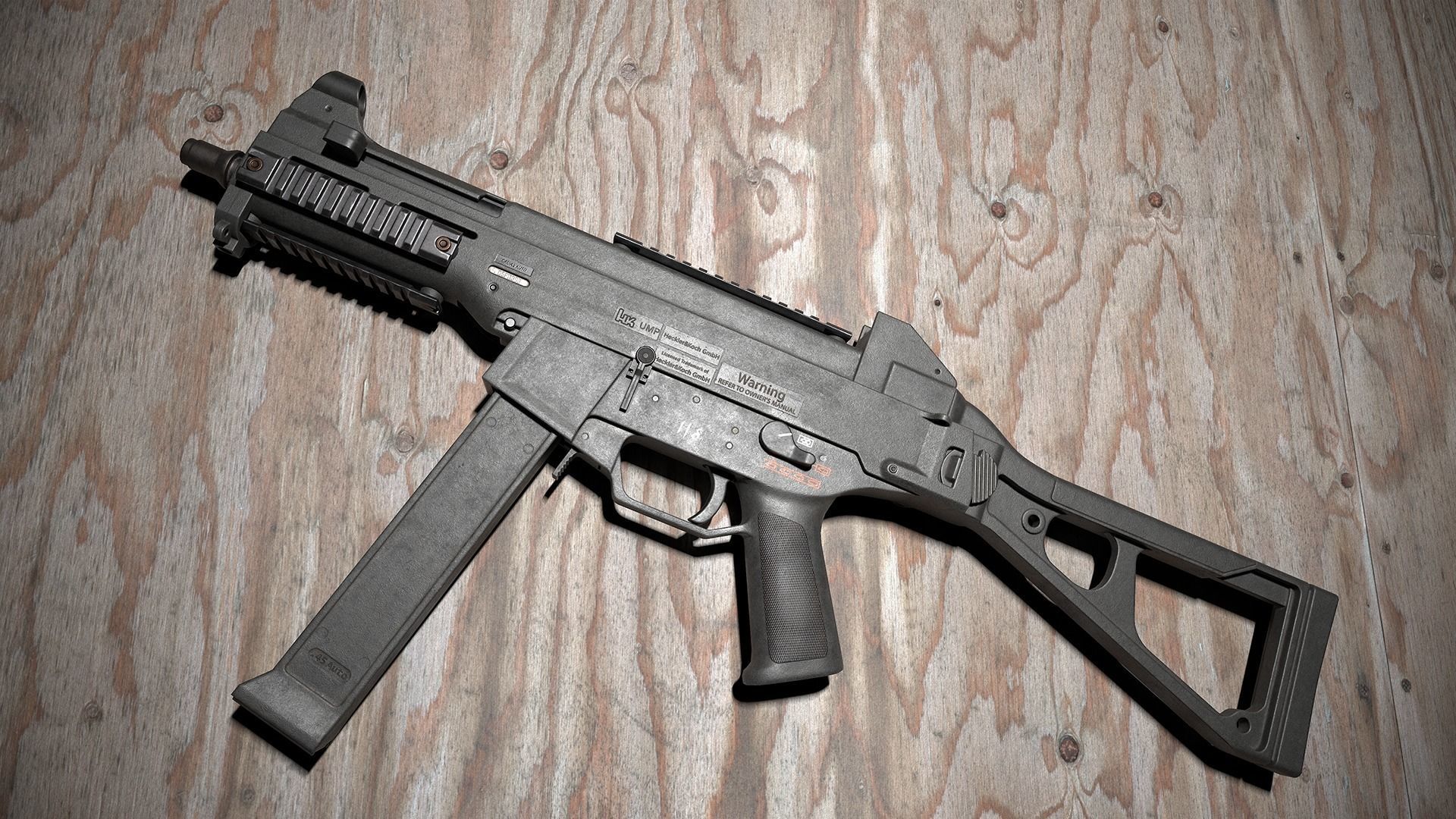 3D model HK UMP-45 - Game ready VR / AR / low-poly | CGTrader