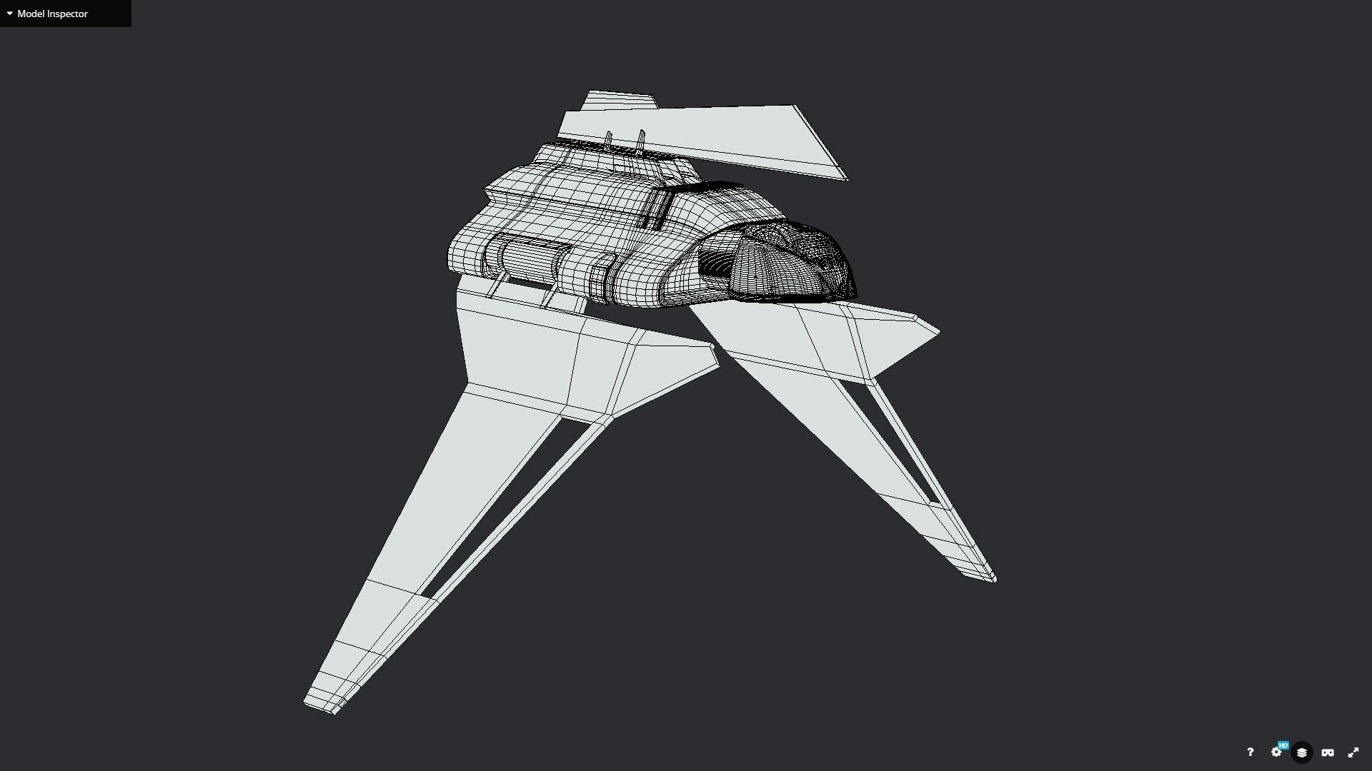 3D model Star Wars Palpatines Theta Class Shuttle VR / AR / low-poly ...