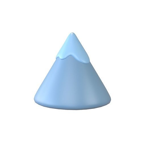 3D model Cartoon Mountain V2 003 VR / AR / low-poly | CGTrader