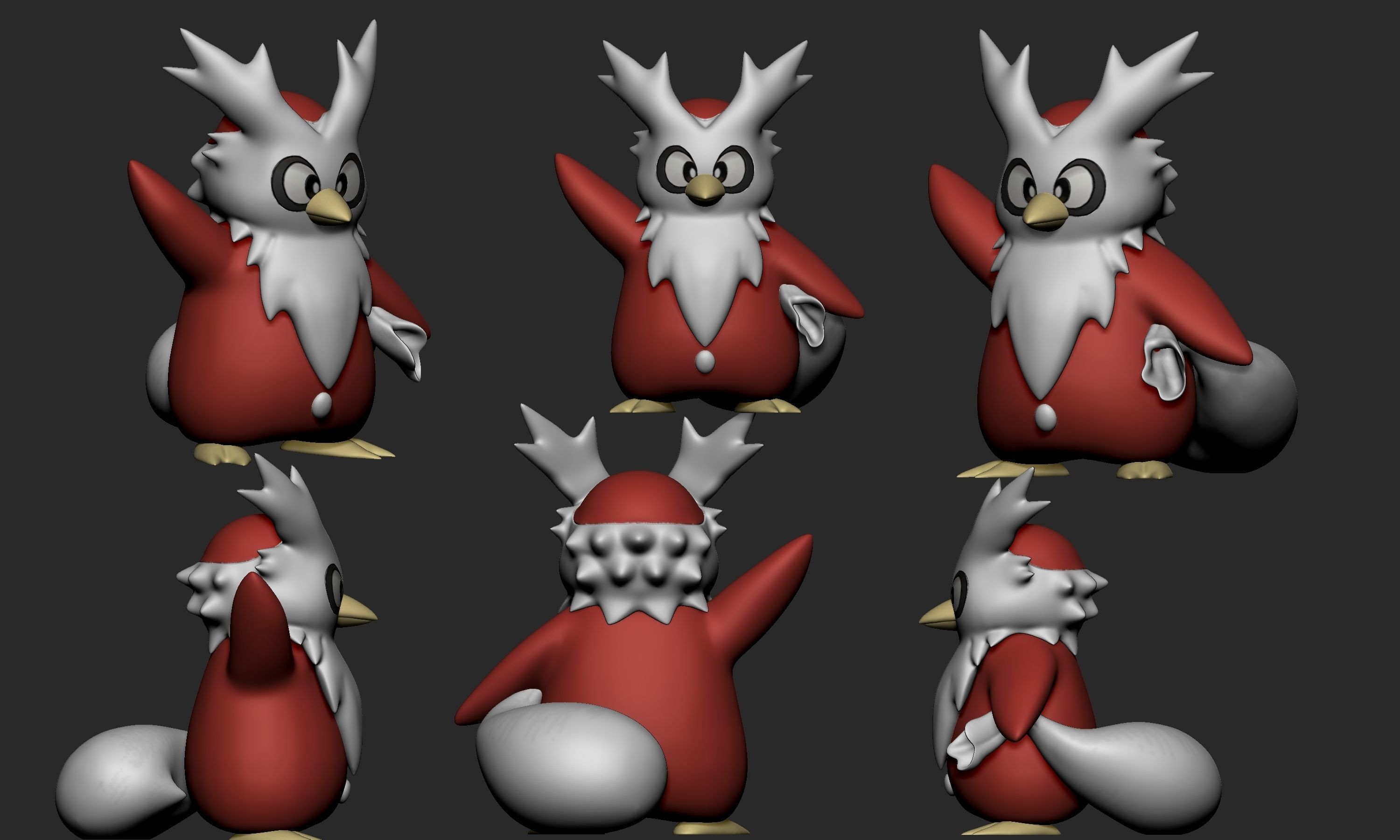 Pokemon - Delibird 3D model 3D printable | CGTrader