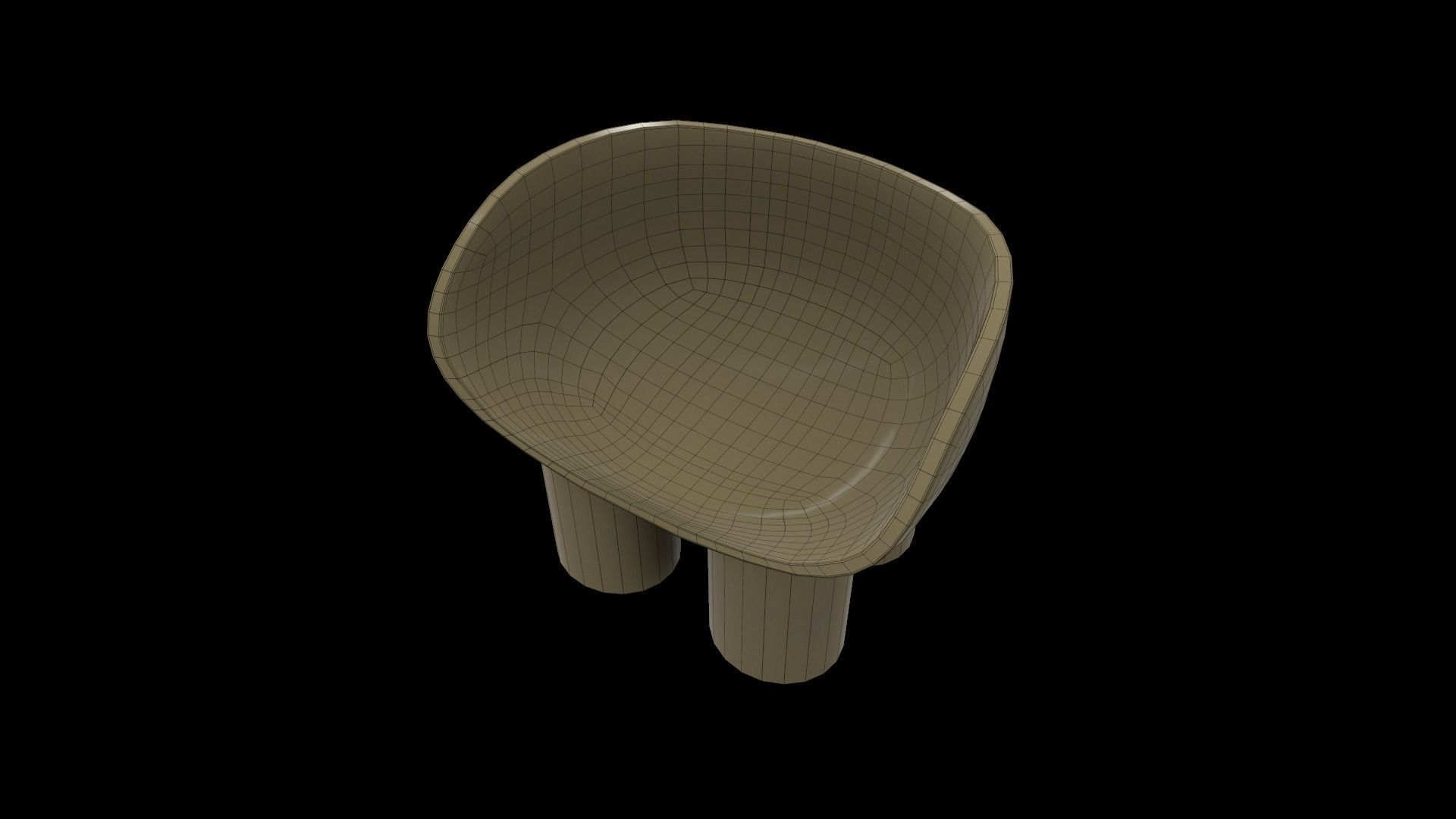 3D model Roly Poly Chair 3D model VR / AR / low-poly | CGTrader