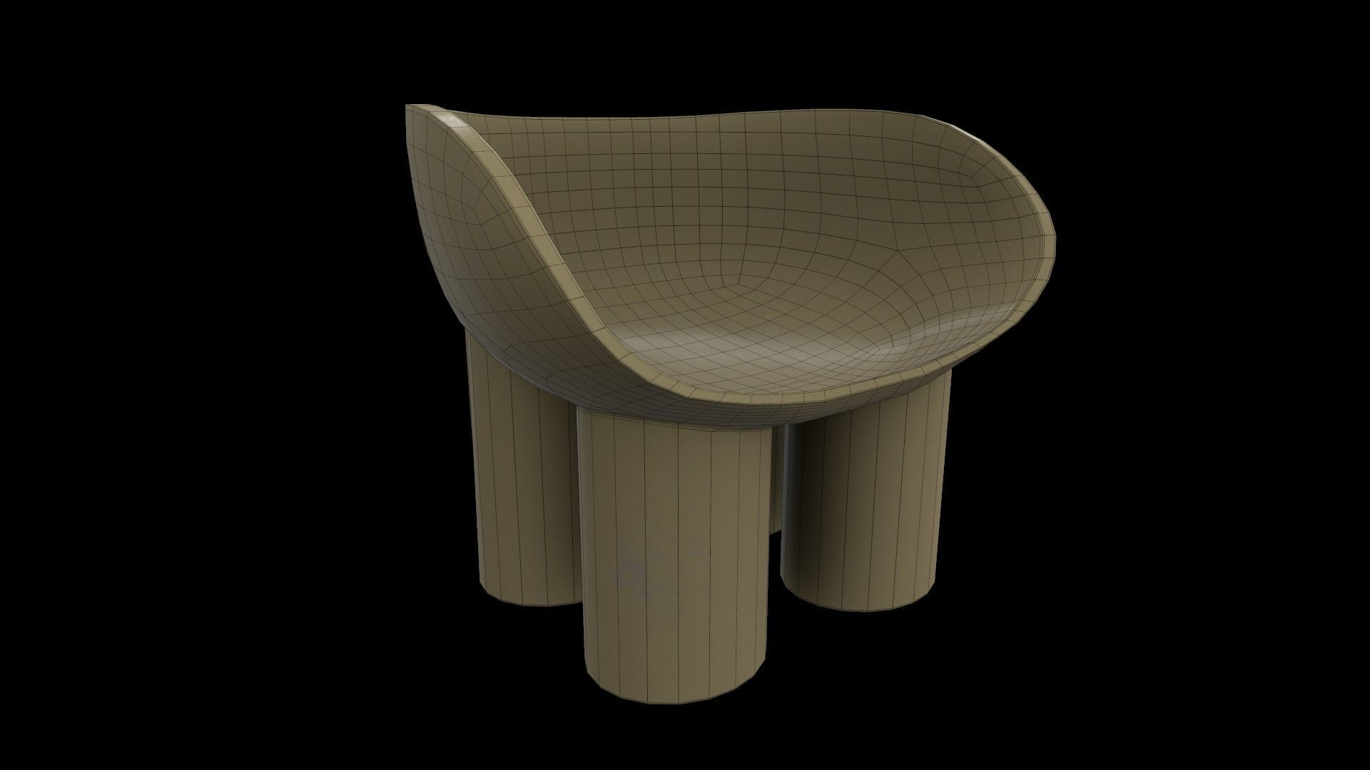 3D model Roly Poly Chair 3D model VR / AR / low-poly | CGTrader