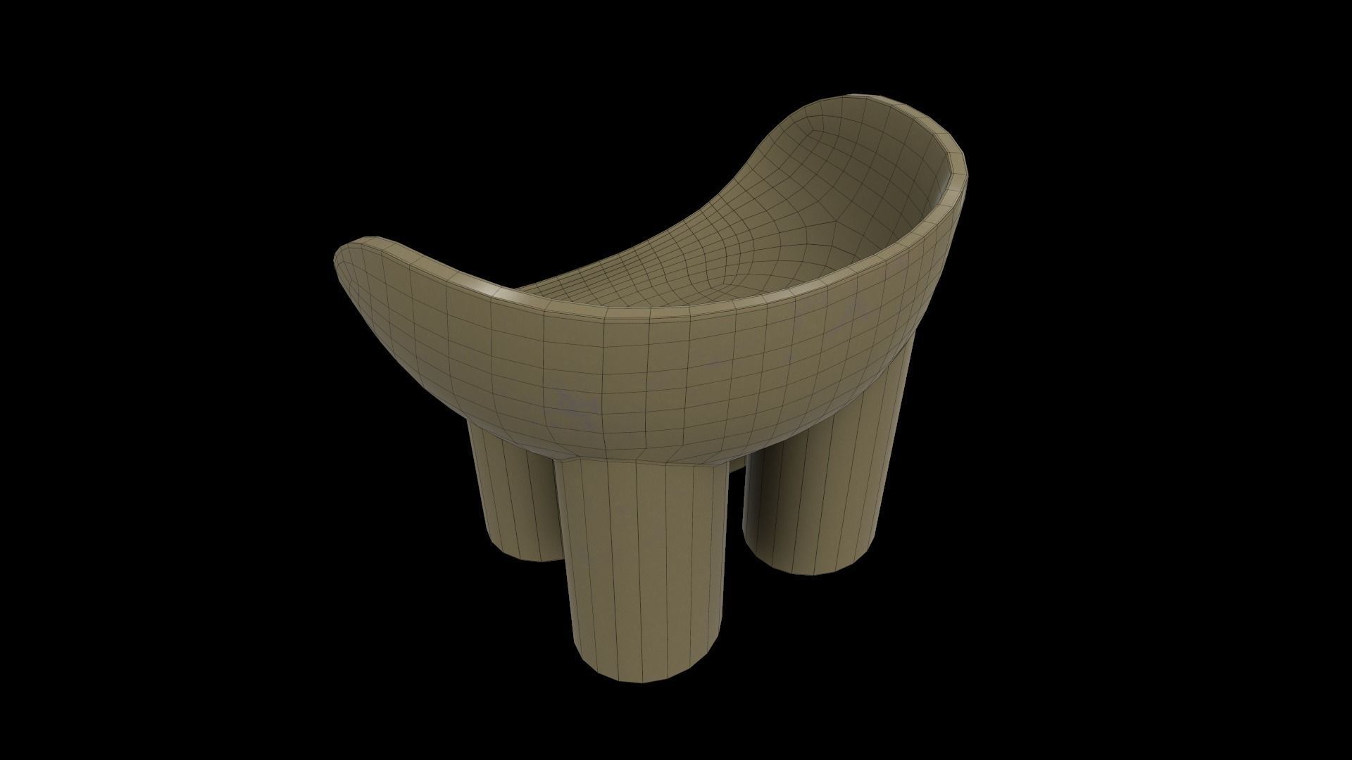 3D model Roly Poly Chair 3D model VR / AR / low-poly | CGTrader