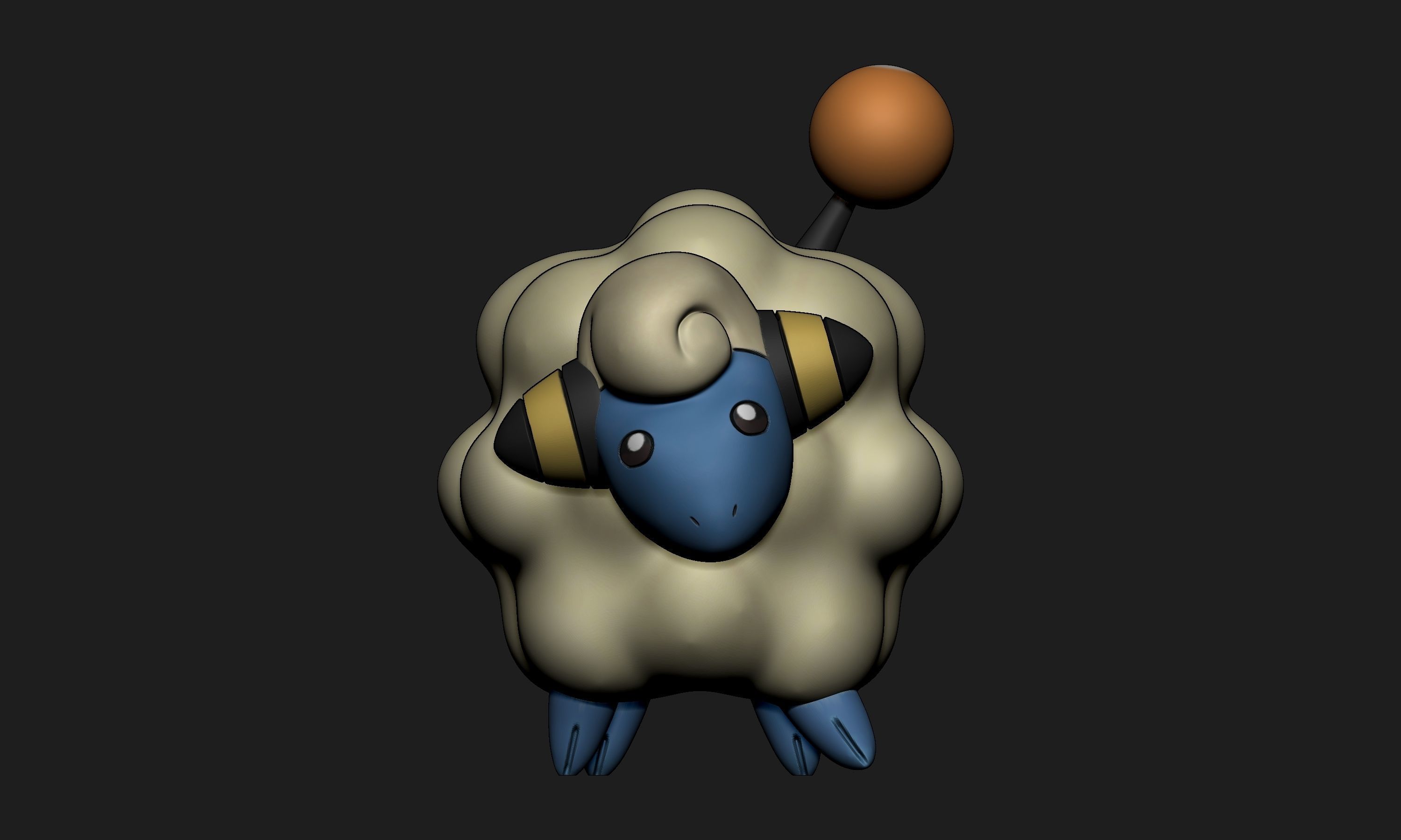 Pokemon - Mareep Flaaffy and Ampharos with 2 poses each 3D model 3D ...
