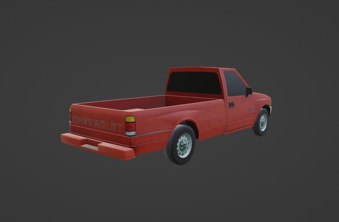 3D model Chevrolet Luv 1992 VR / AR / low-poly | CGTrader