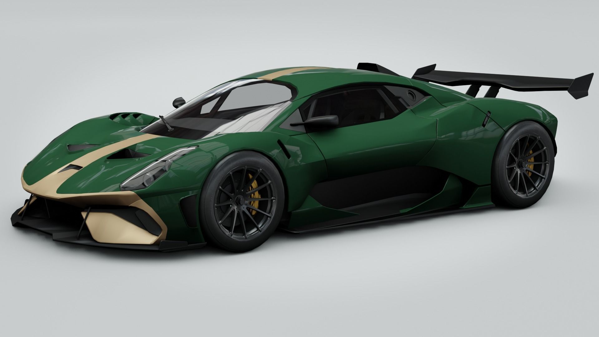 Brabham BT62 R 3D model | CGTrader
