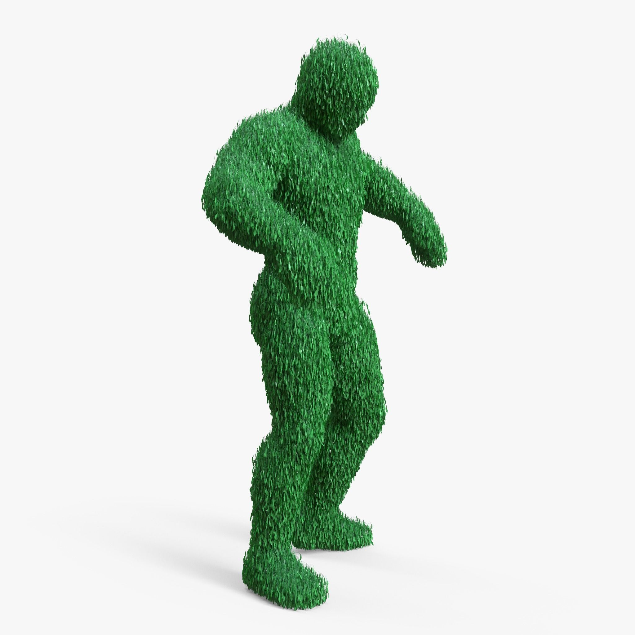 Human Topiary Garden Sculptures 3D model | CGTrader
