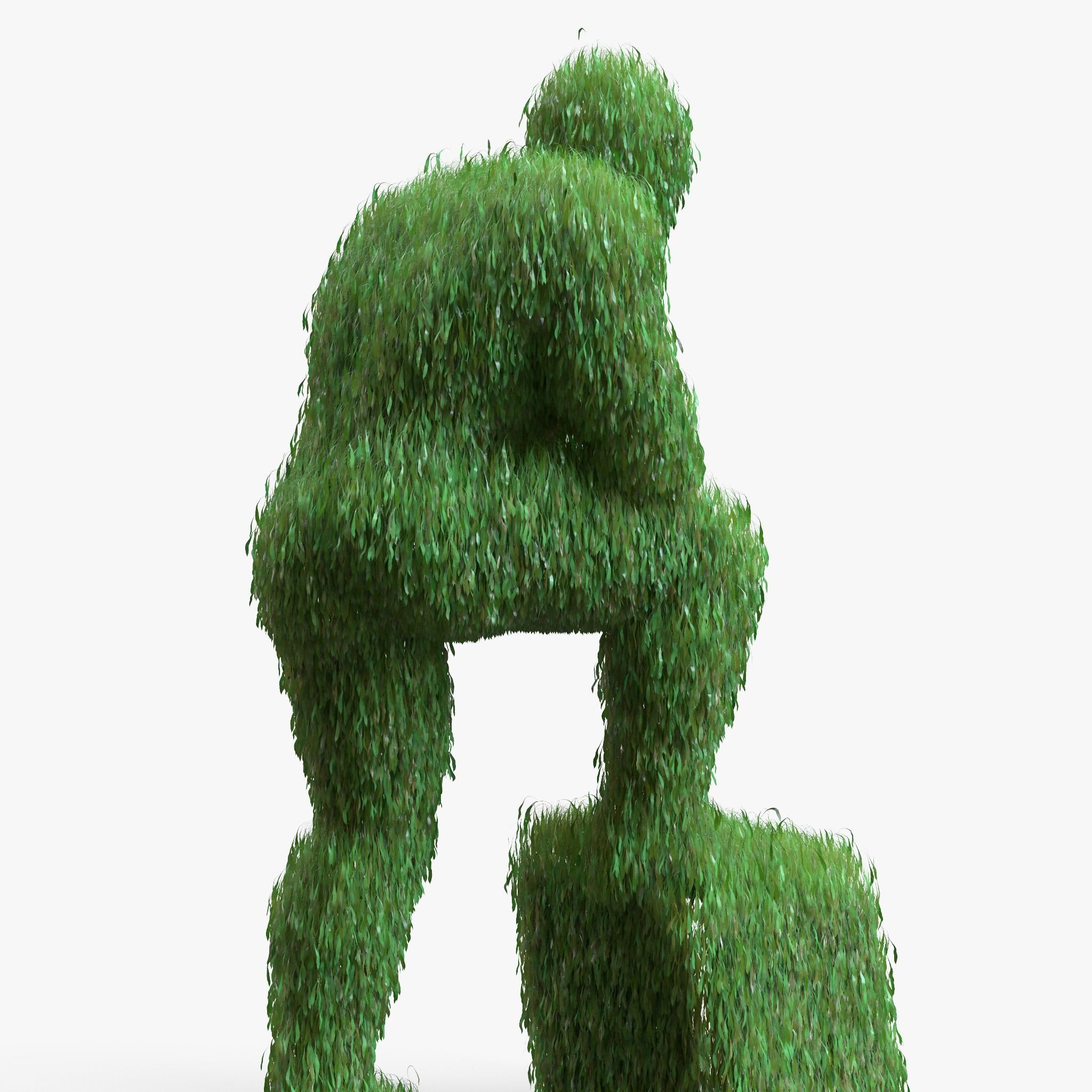Human Topiary Garden Sculptures 3D model | CGTrader