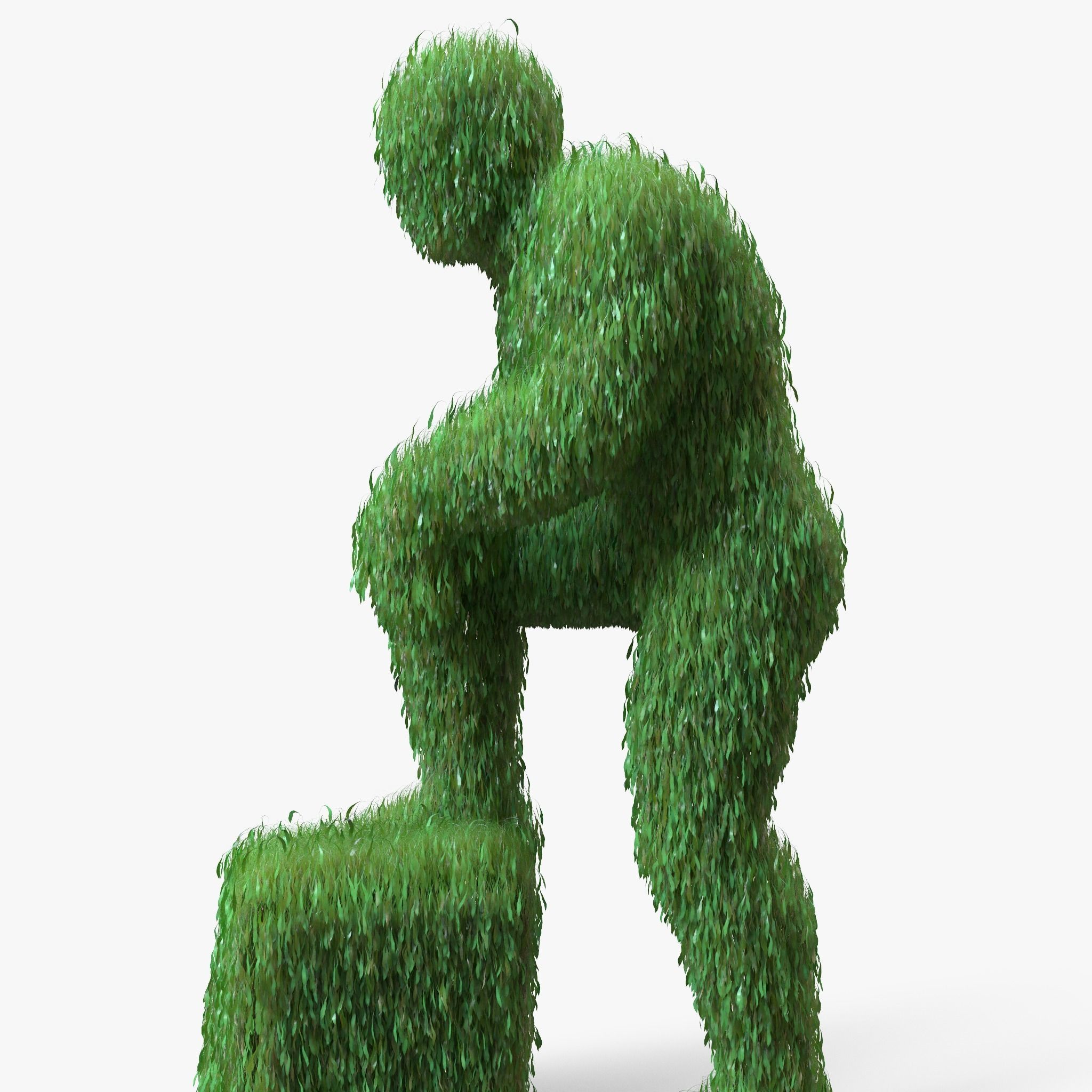 Human Topiary Garden Sculptures 3D model | CGTrader