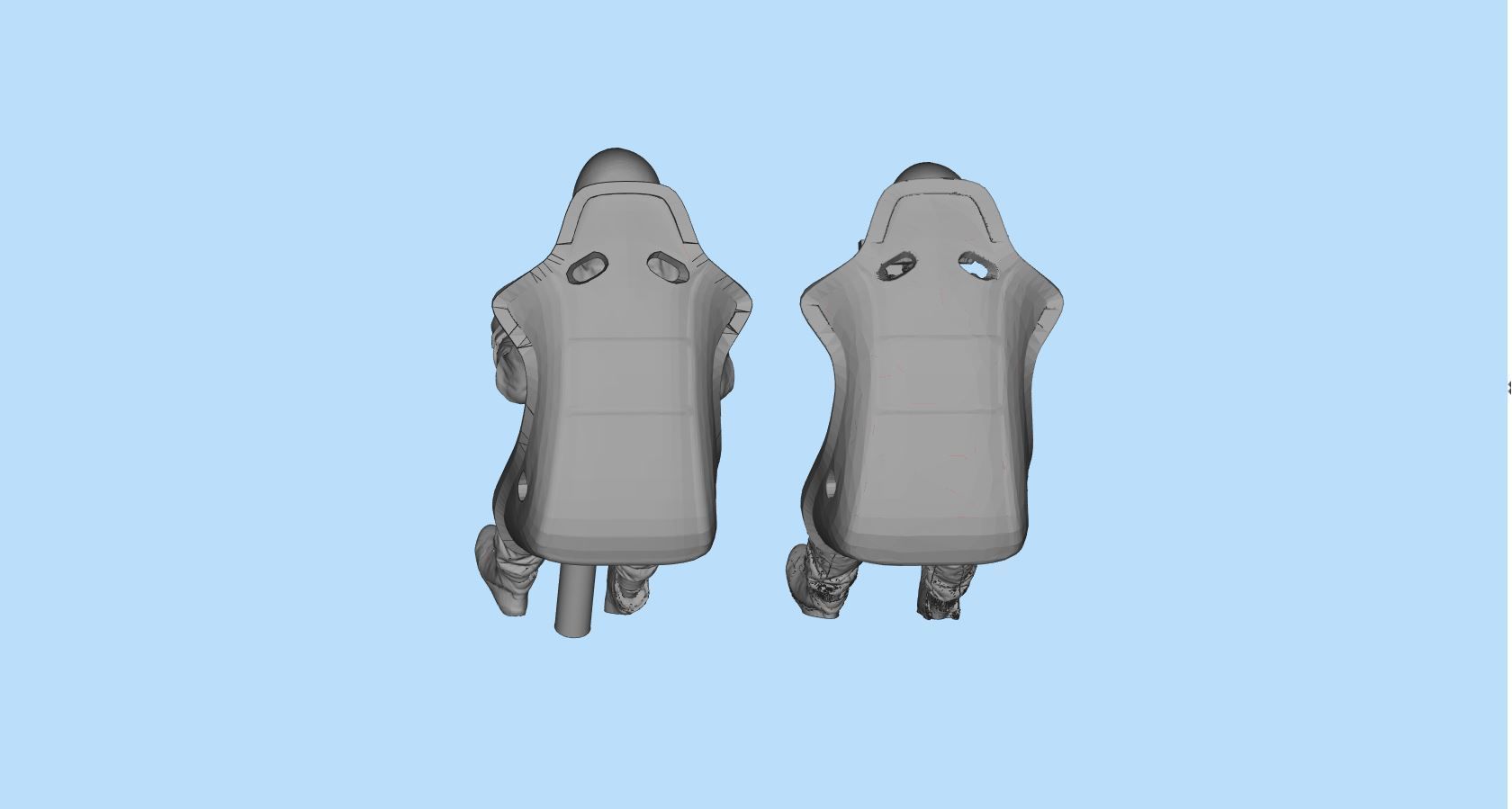 3D print ready Pilot Rally race car male Racing Driver 3D model 3D ...