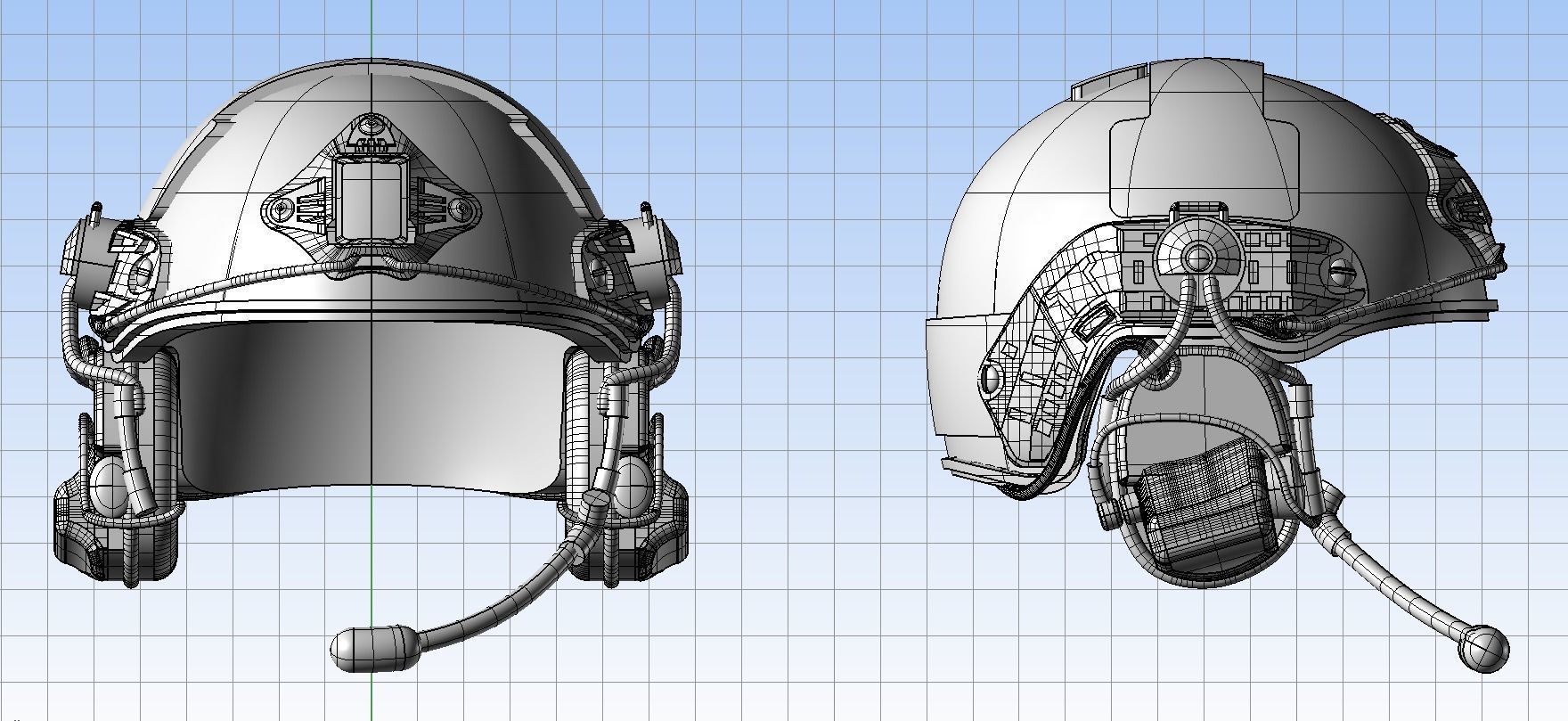 tactical helmet 3D model 3D printable | CGTrader