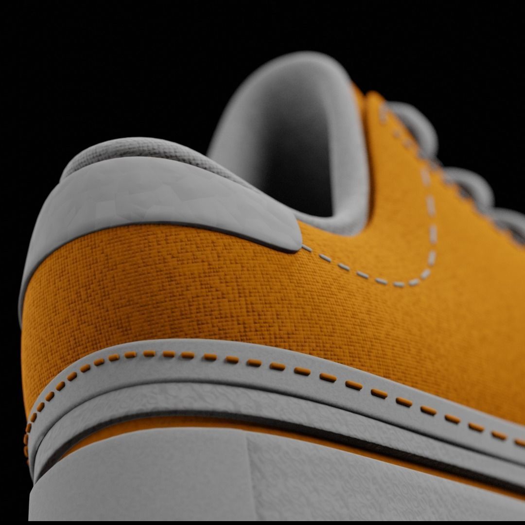 Low Top Sneaker free 3D model | CGTrader