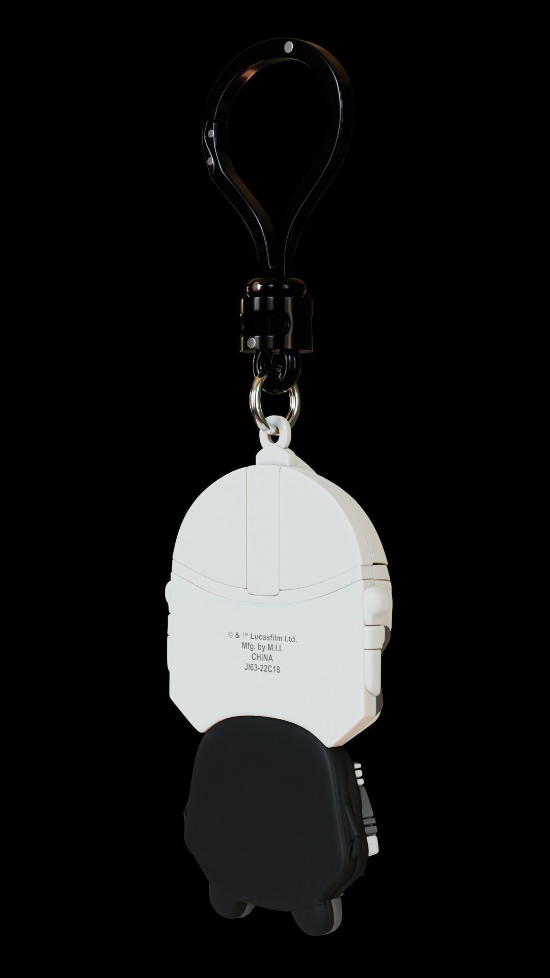 3D model mandalorian keychain VR / AR / low-poly | CGTrader