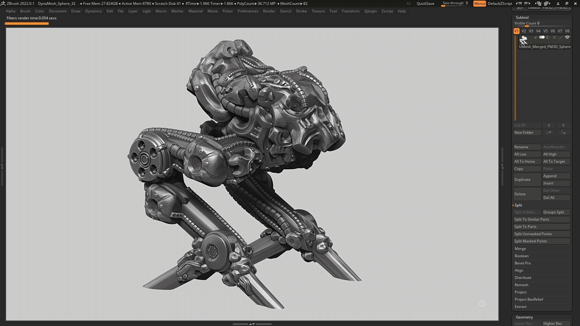robot skull head a13 3d print model 3D model 3D printable | CGTrader