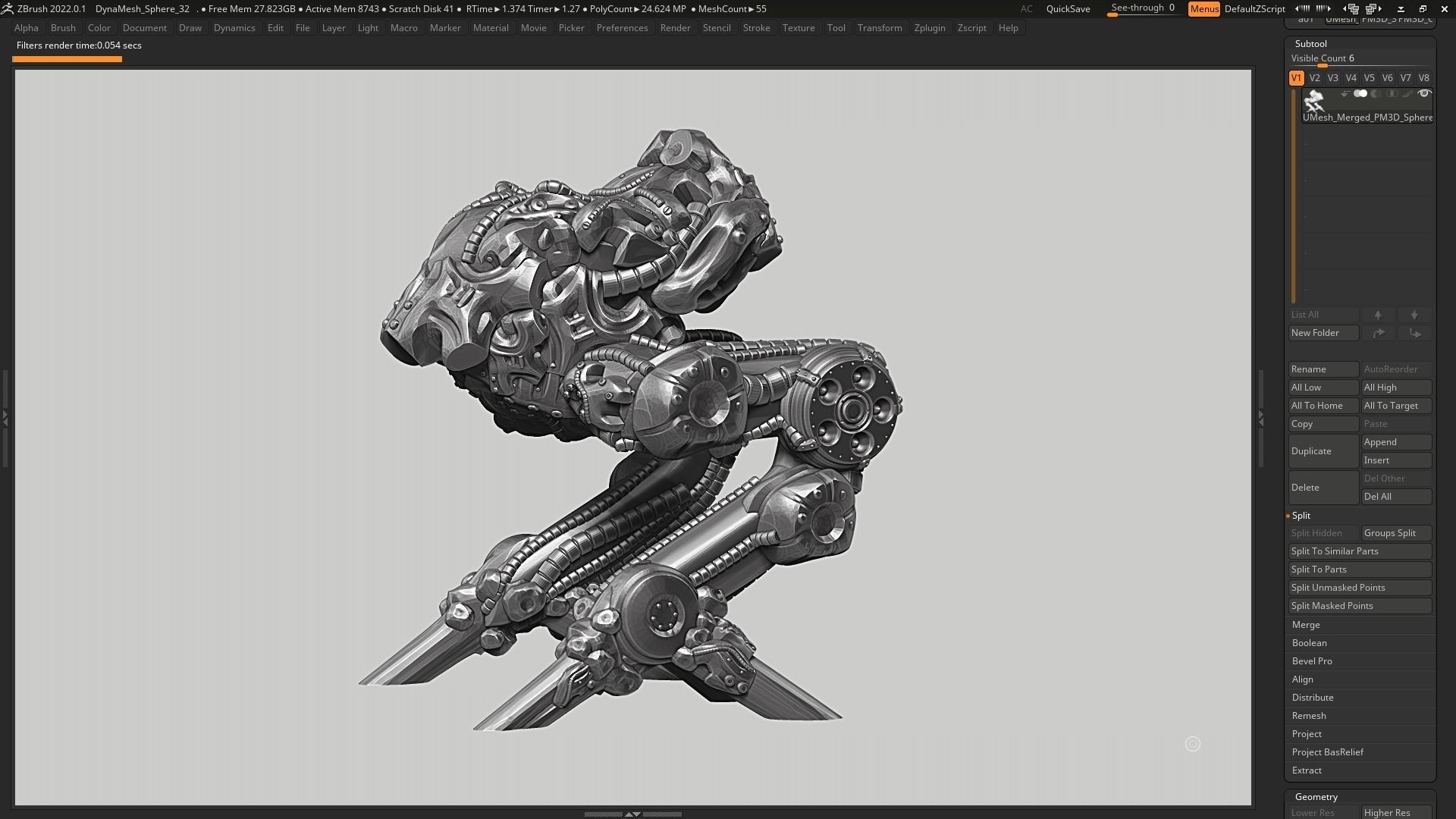 robot skull head a13 3d print model 3D model 3D printable | CGTrader