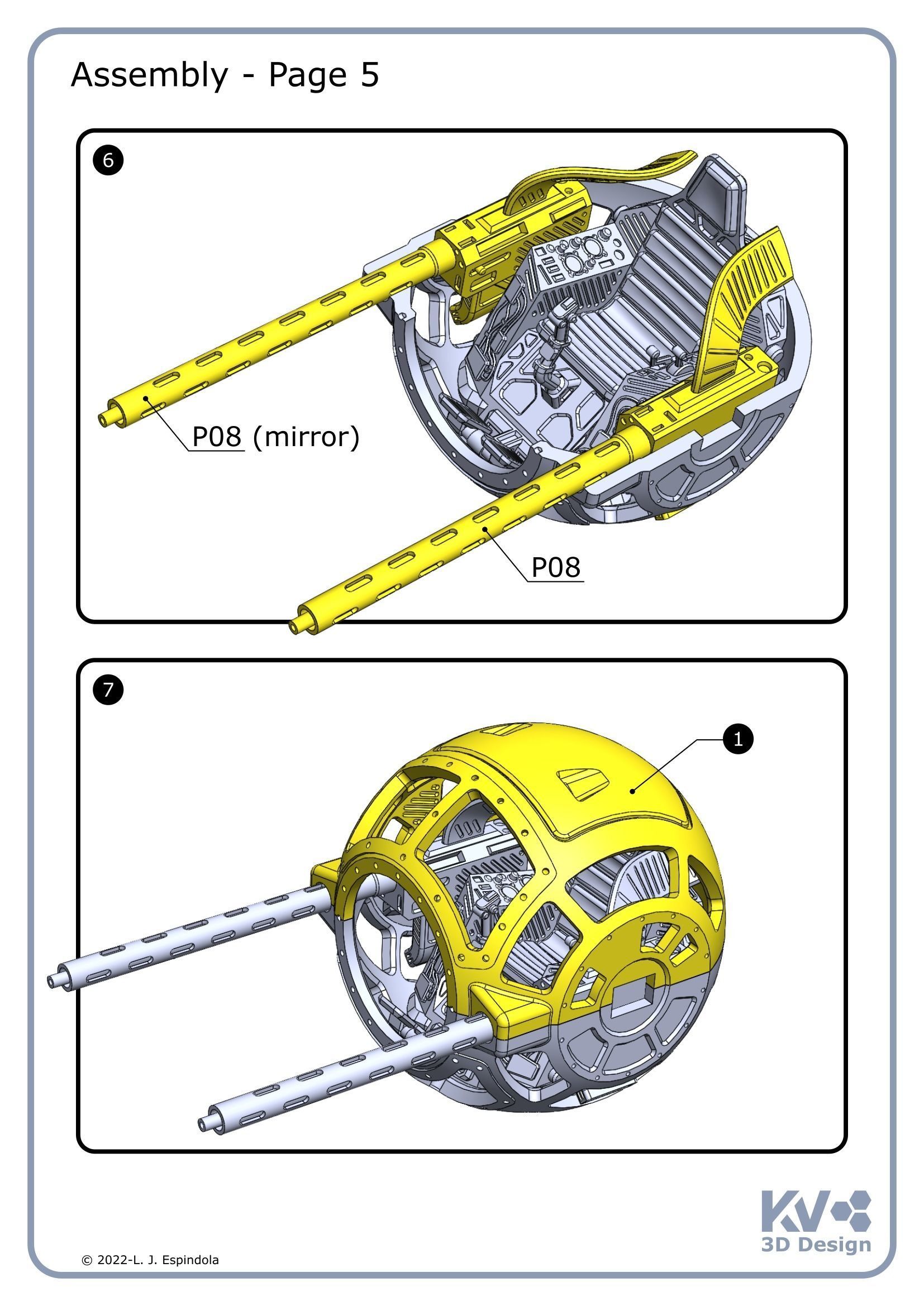 KV-Flying Vehicle-001 3D model 3D printable | CGTrader