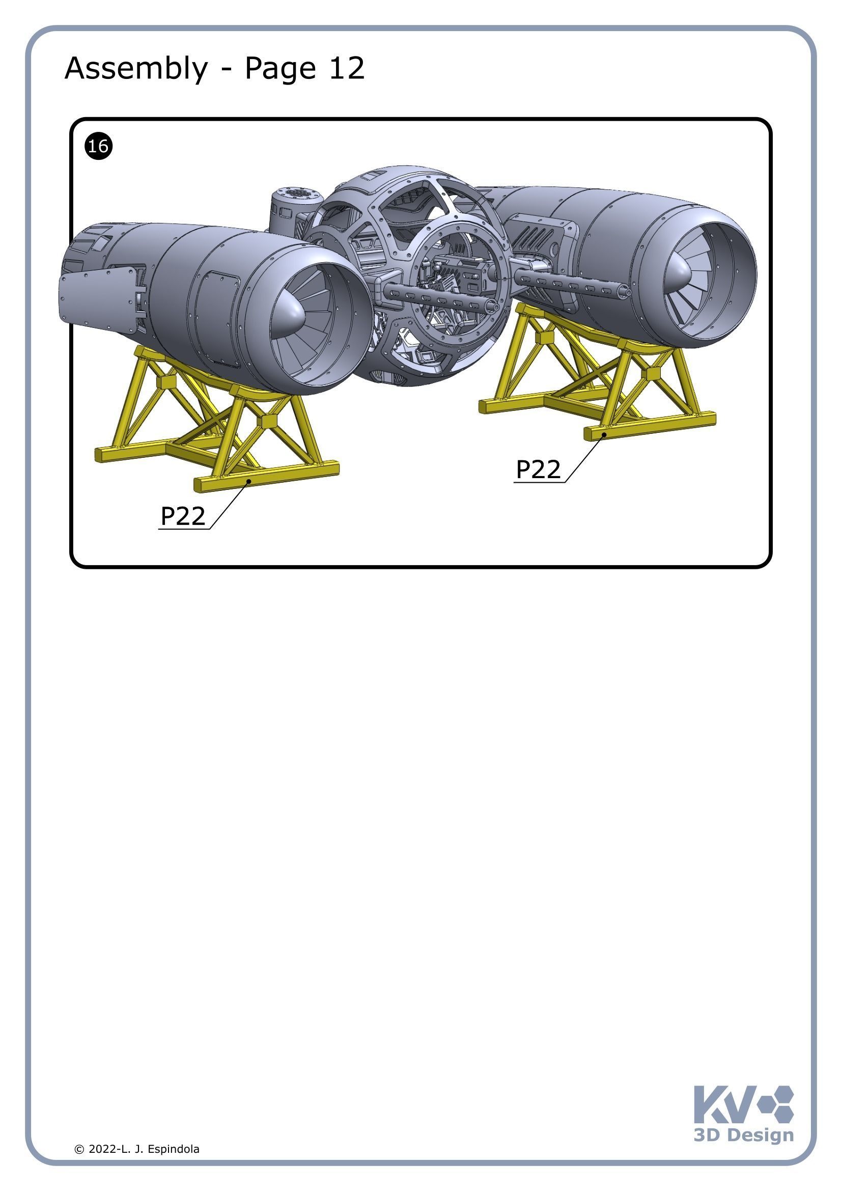 KV-Flying Vehicle-001 3D model 3D printable | CGTrader