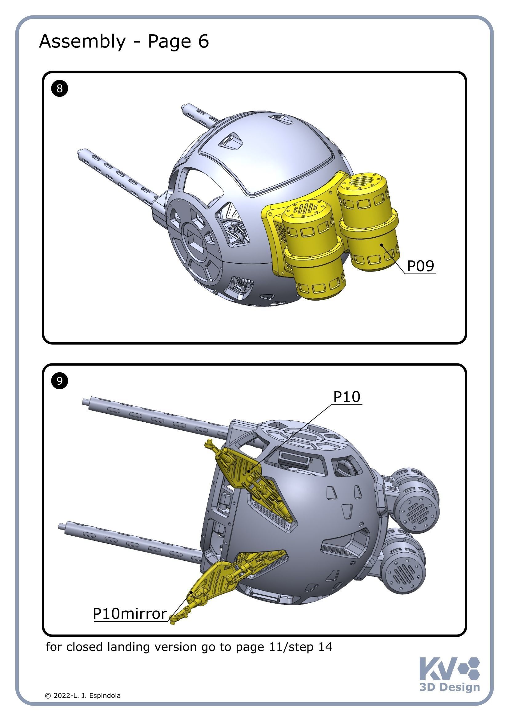 KV-Flying Vehicle-001 3D model 3D printable | CGTrader