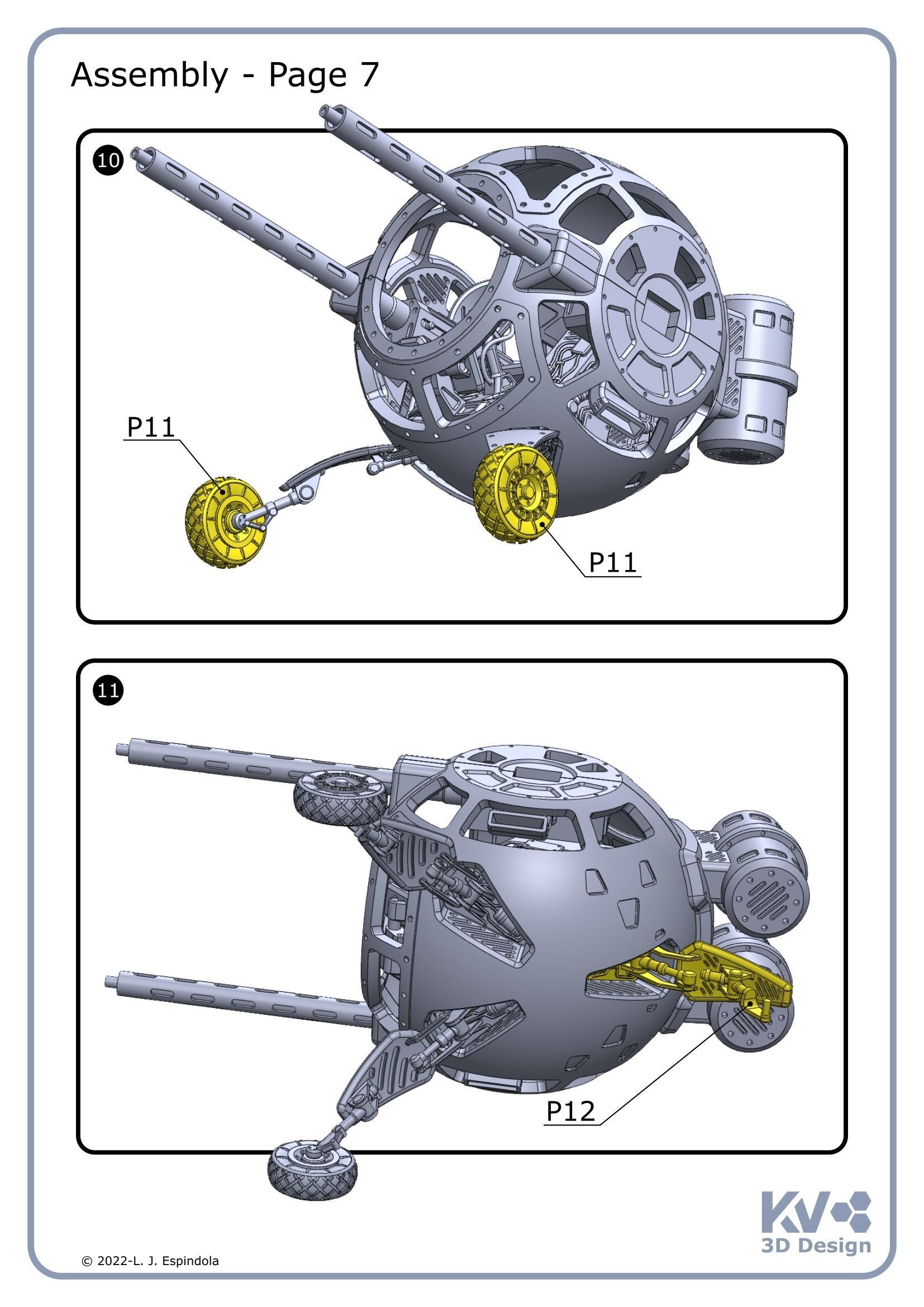 KV-Flying Vehicle-001 3D model 3D printable | CGTrader