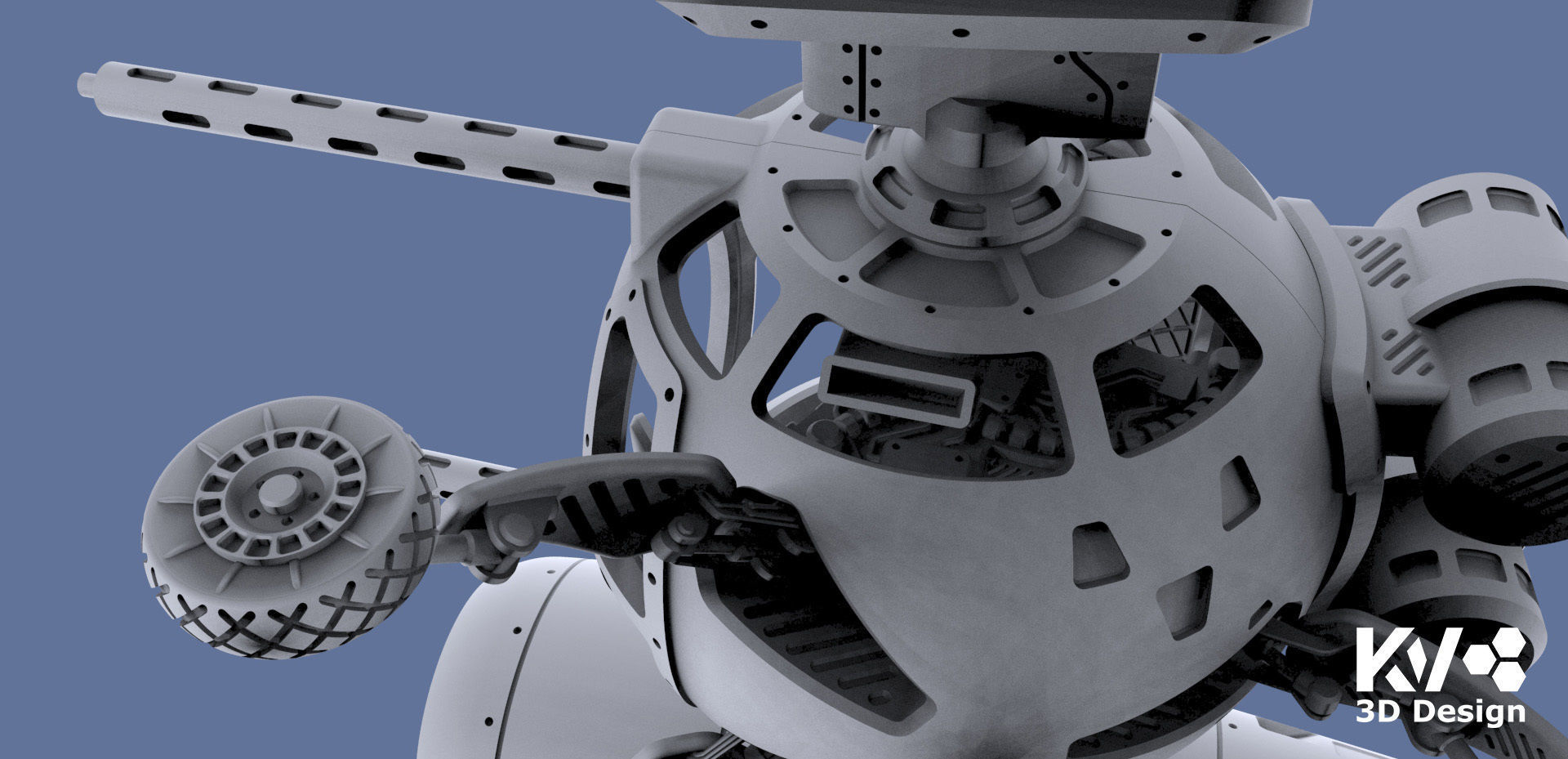 KV-Flying Vehicle-001 3D model 3D printable | CGTrader