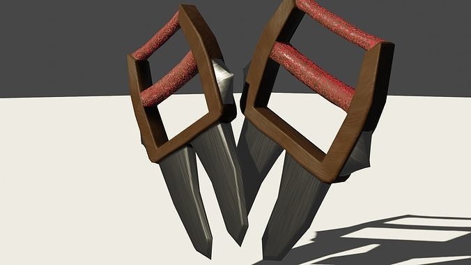 3D model Two fang VR / AR / low-poly | CGTrader