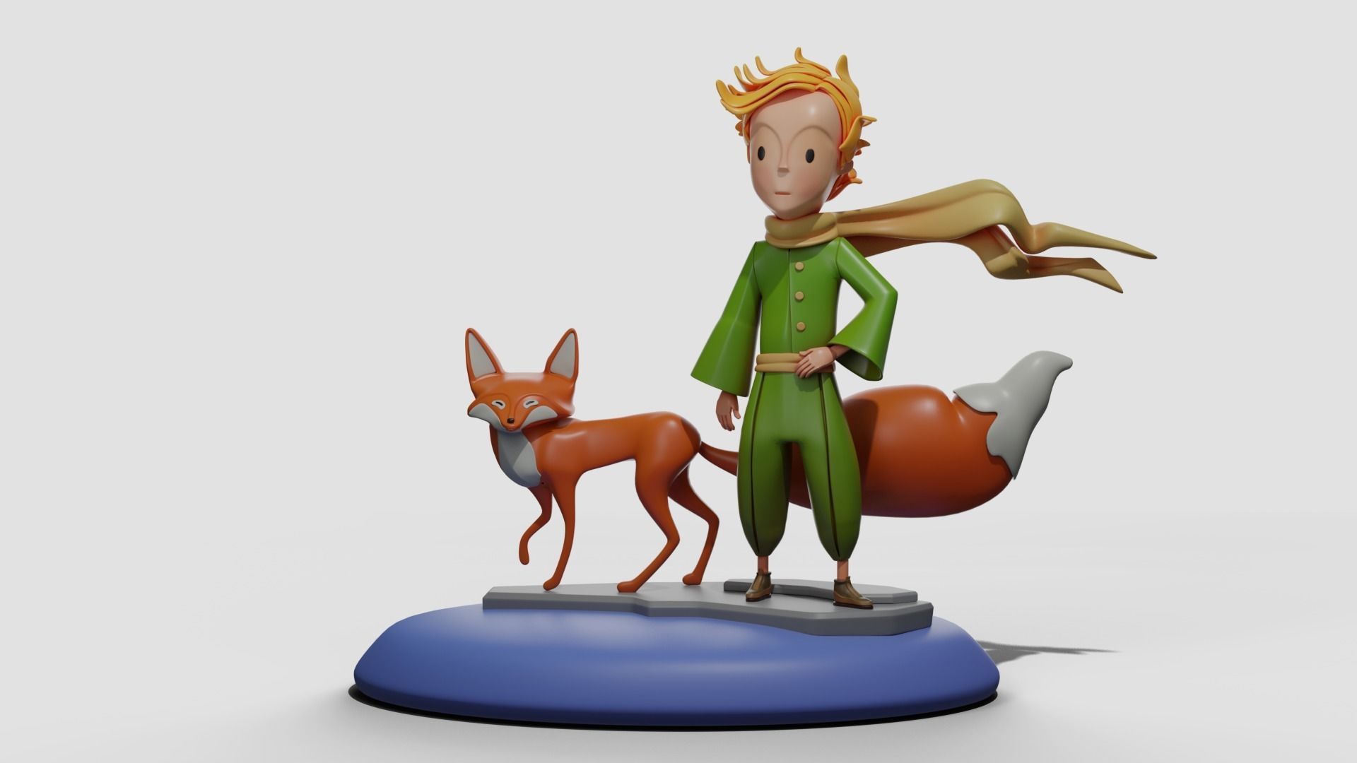 The Little Prince 3D Print 3D model 3D printable | CGTrader