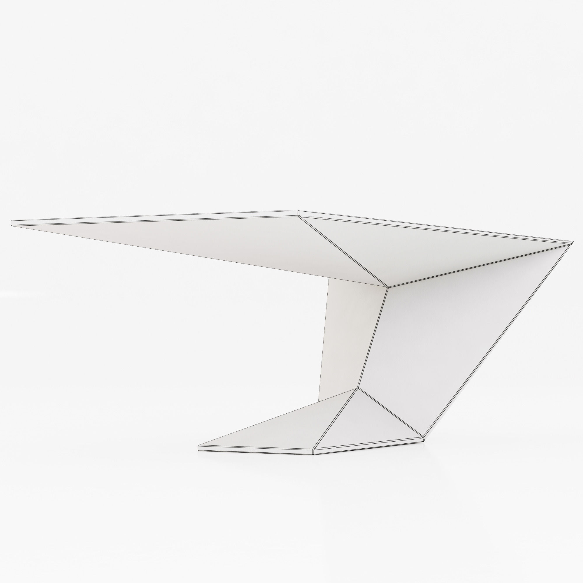 roche bobois furtif desk free 3D model | CGTrader
