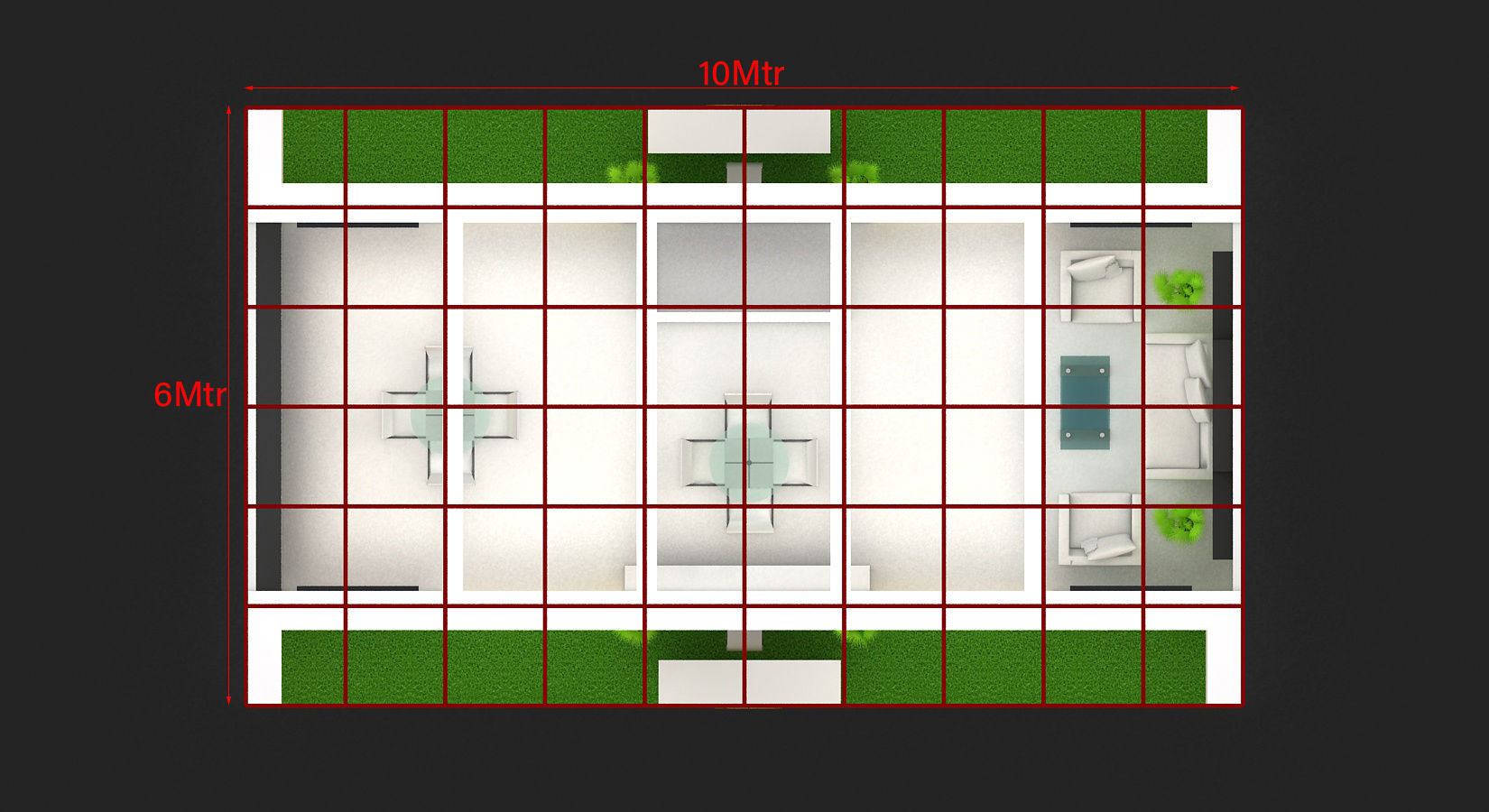 Exhibition Stand Two Side open 10Mtrx6Mtr 3D model | CGTrader