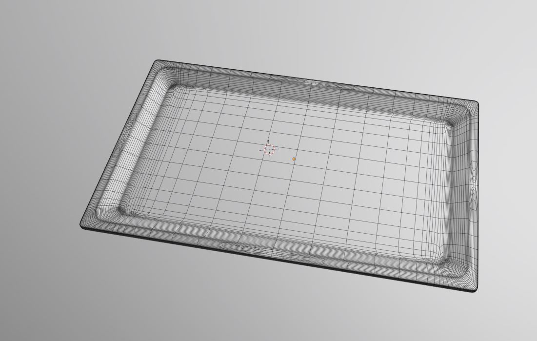 Food tray free 3D model | CGTrader