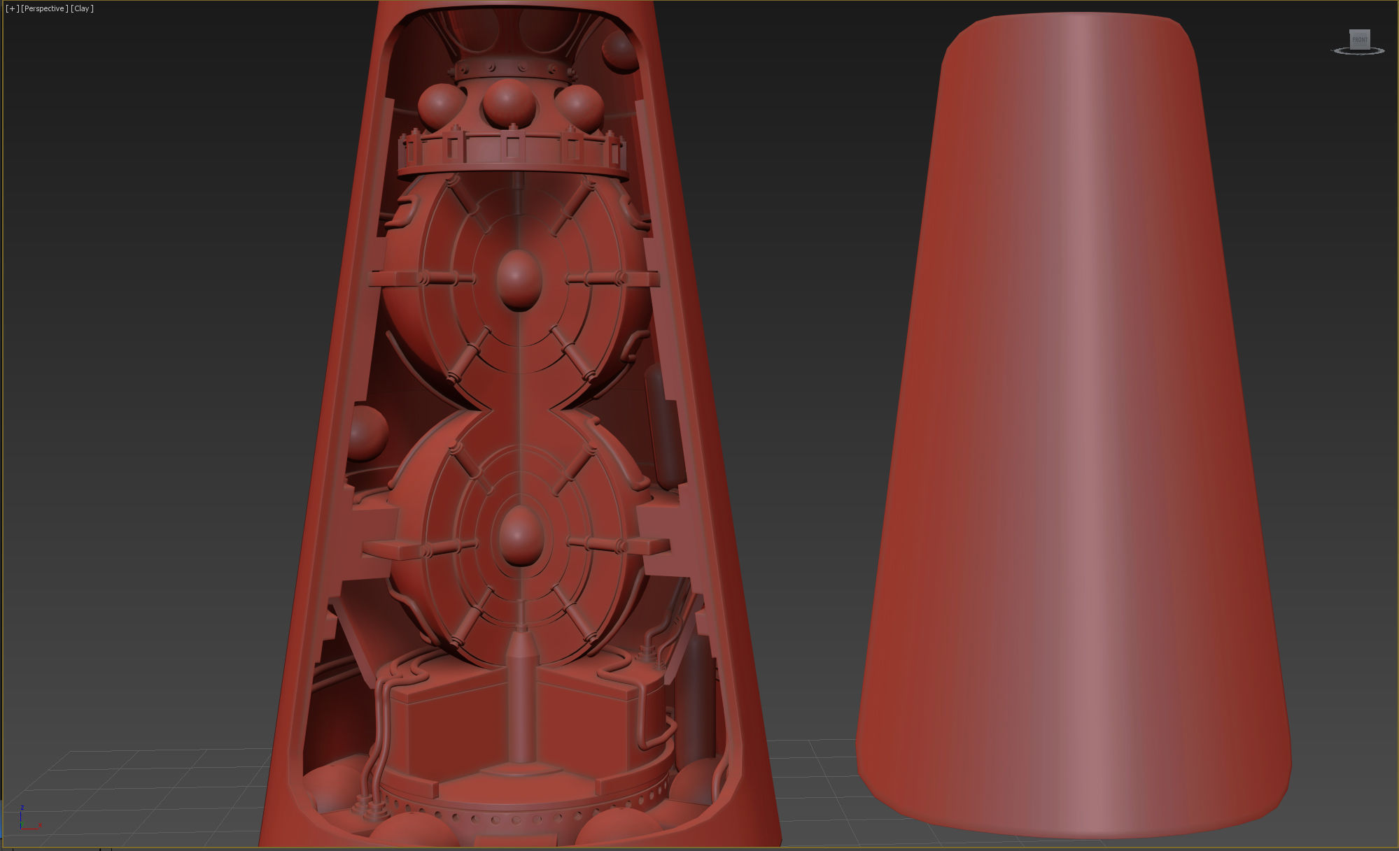 3D model Thermonuclear Warhead VR / AR / low-poly | CGTrader