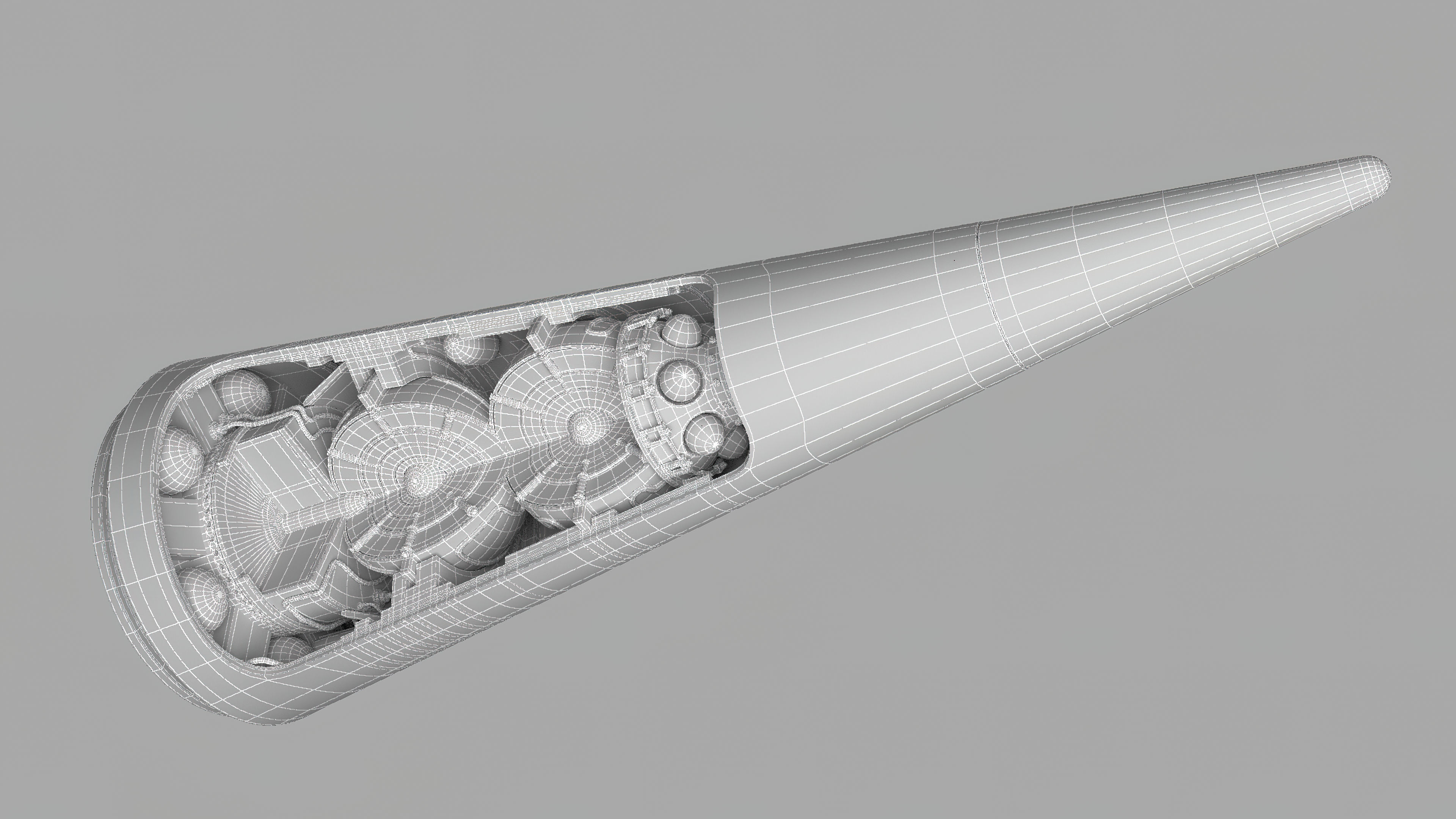 3D model Thermonuclear Warhead VR / AR / low-poly | CGTrader