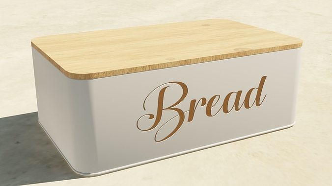 Bread box free VR / AR / low-poly 3D model | CGTrader