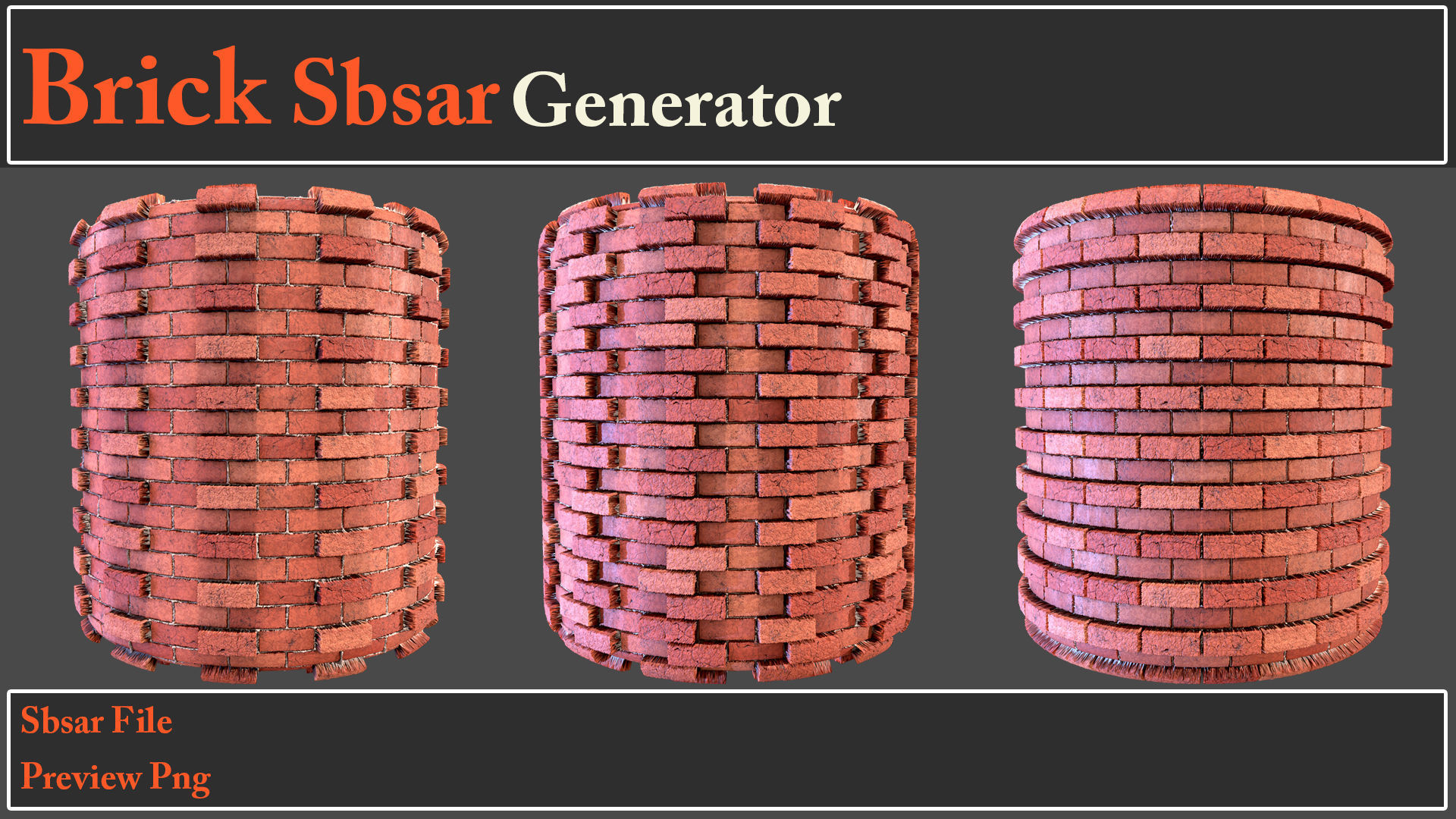 Brick SBSAR Generator free Texture | CGTrader