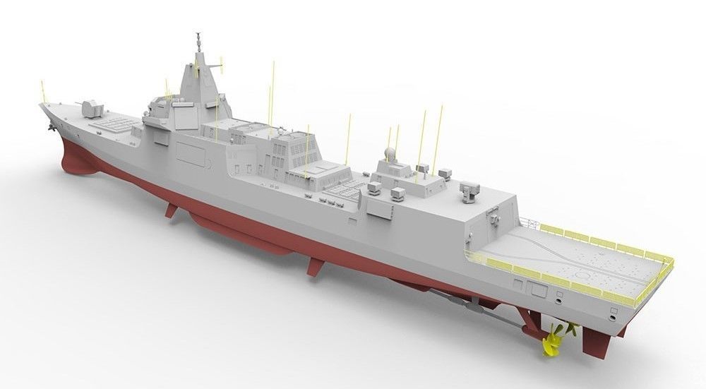 POWERFUL CHINESE TYPE-055 GUIDED MISSLE DESTROYER 3D PRINT READY 3D ...