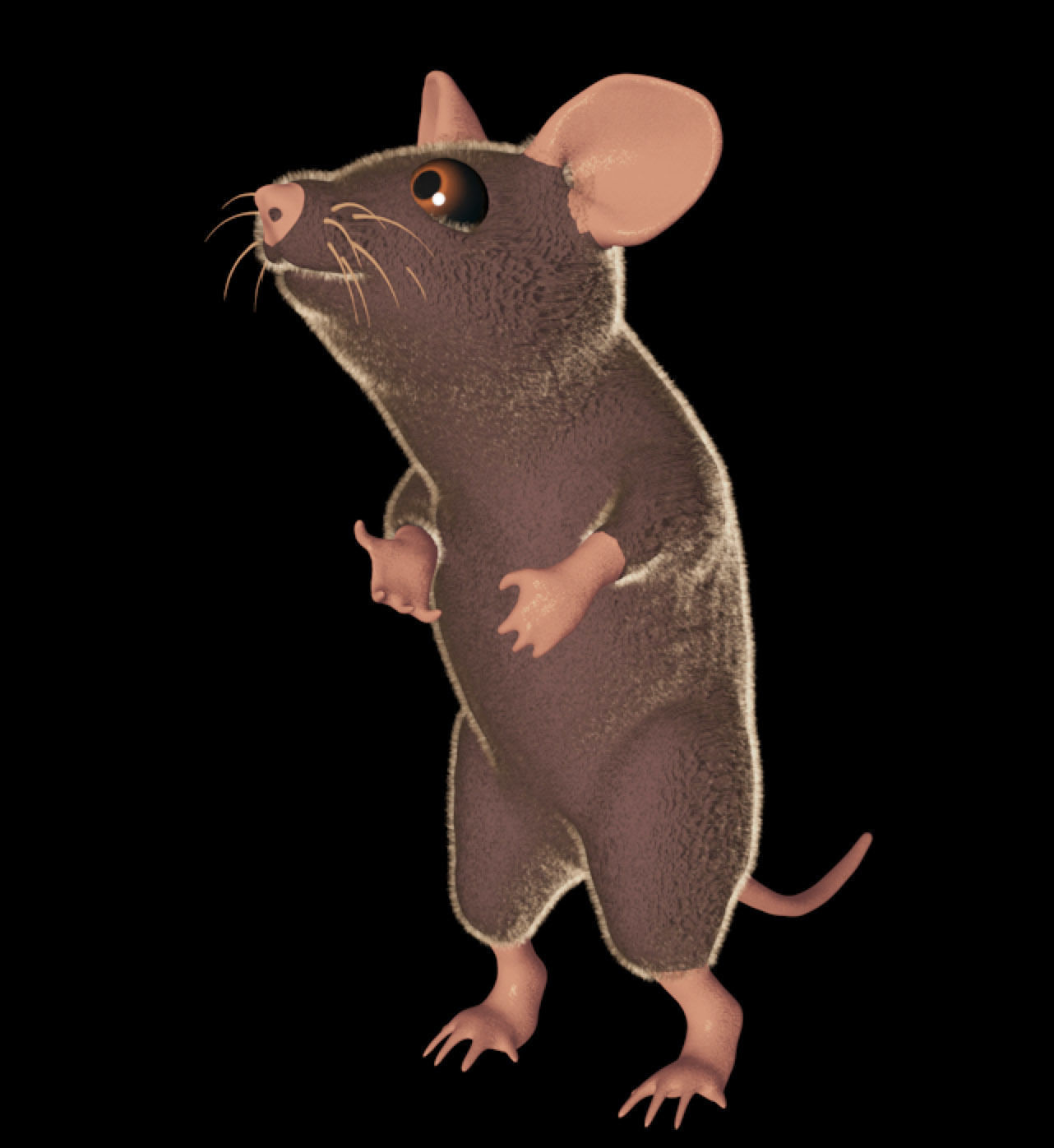 3D Mouse in pose 3D model | CGTrader