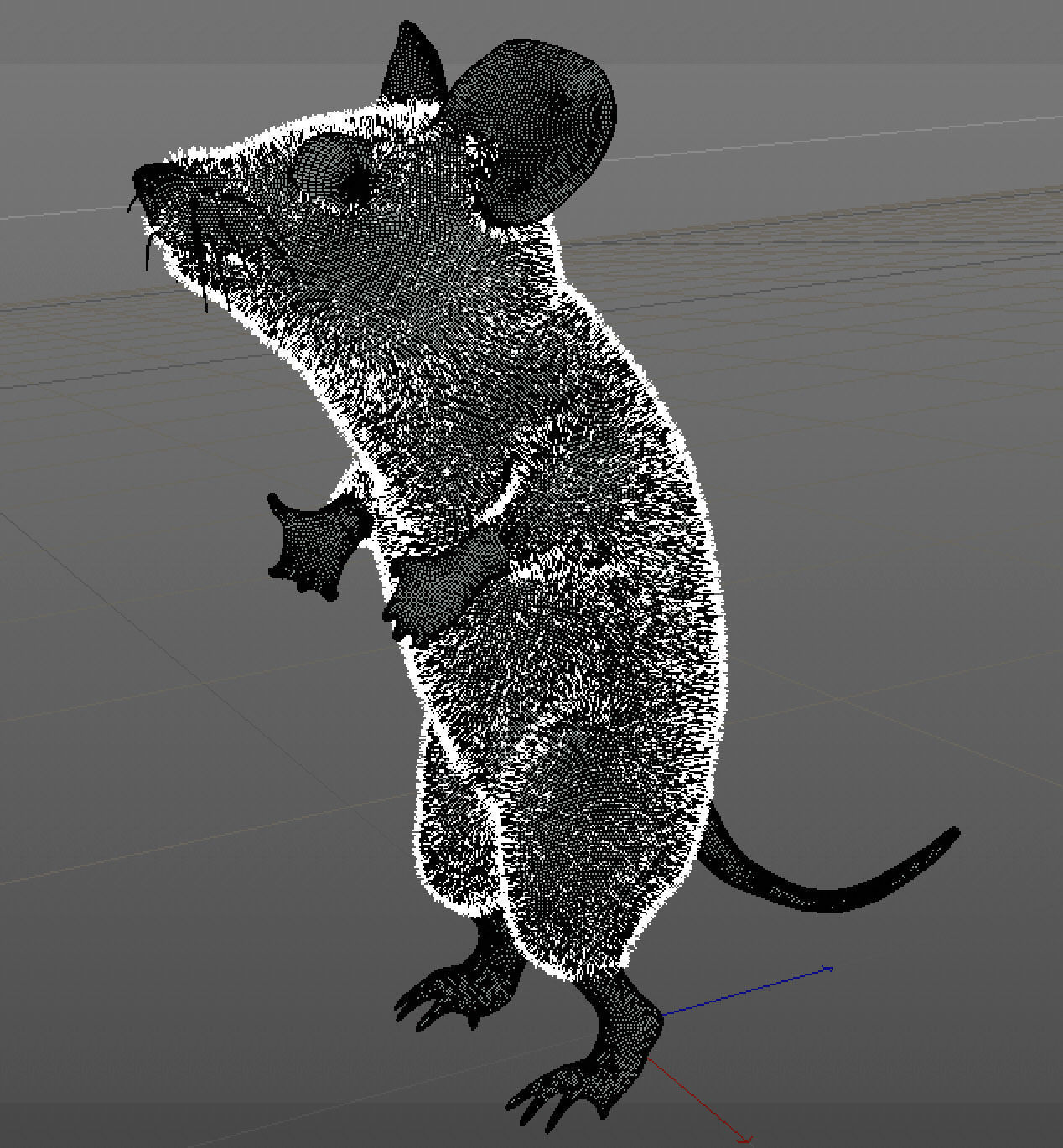 3D Mouse in pose 3D model | CGTrader