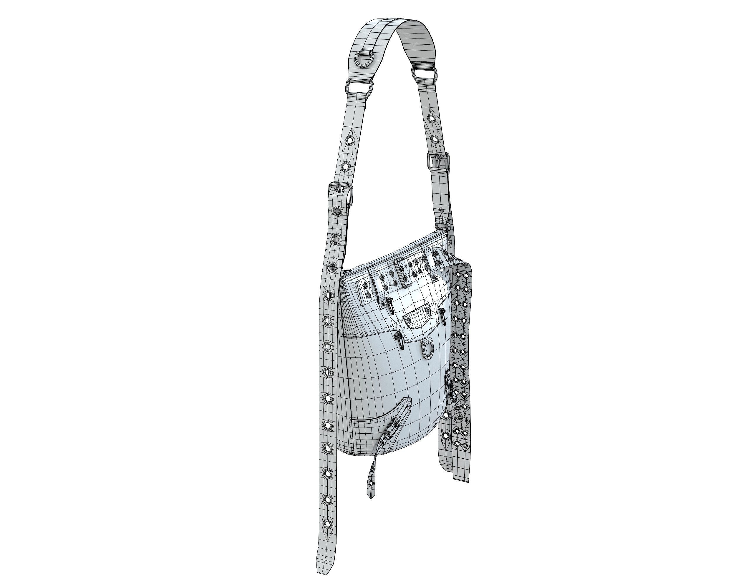 3D model Balenciaga Emo Bucket Bag VR / AR / low-poly | CGTrader