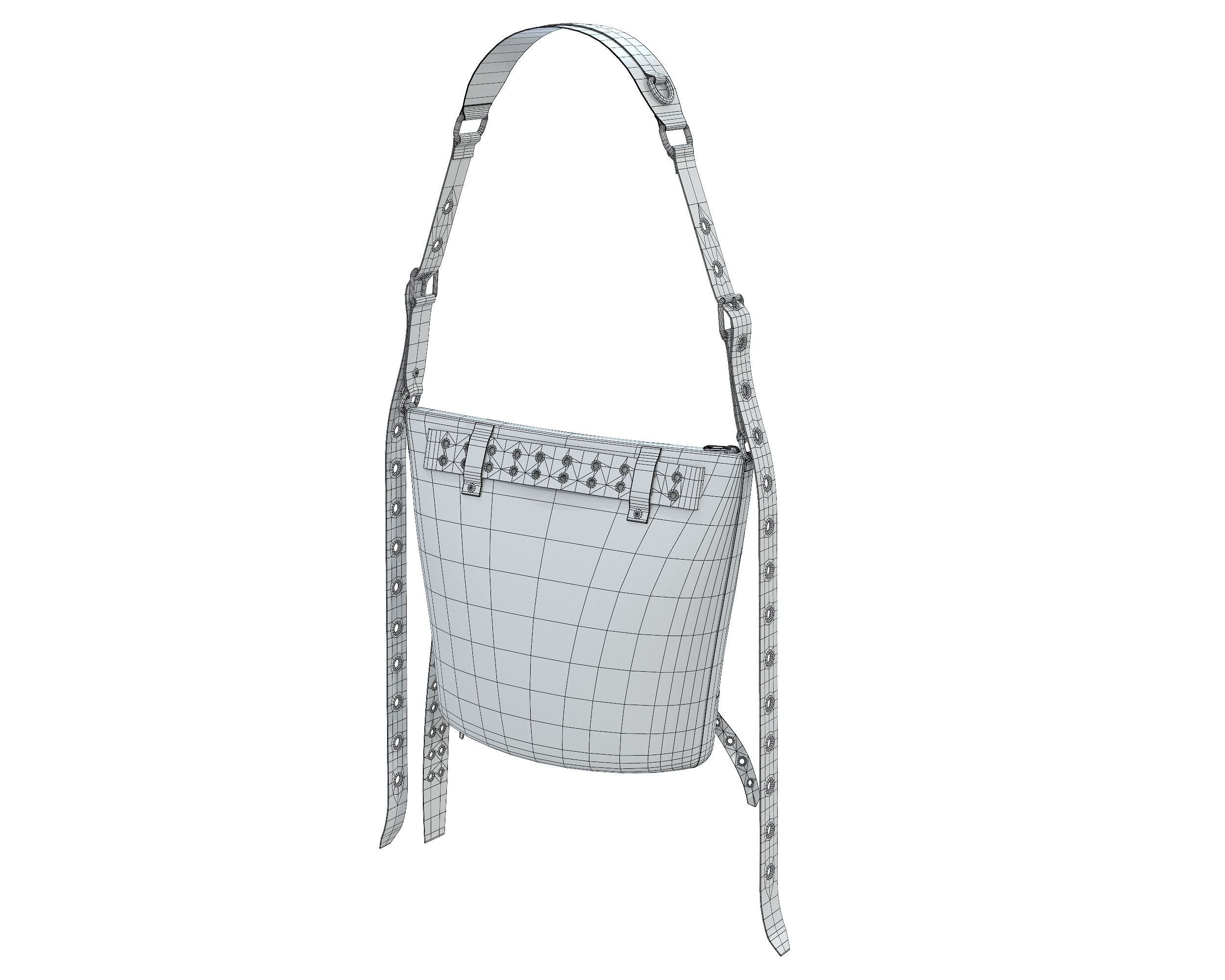 3D model Balenciaga Emo Bucket Bag VR / AR / low-poly | CGTrader