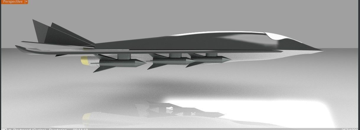 fighter war plane 3d 3ds rhino obj 3D model | CGTrader