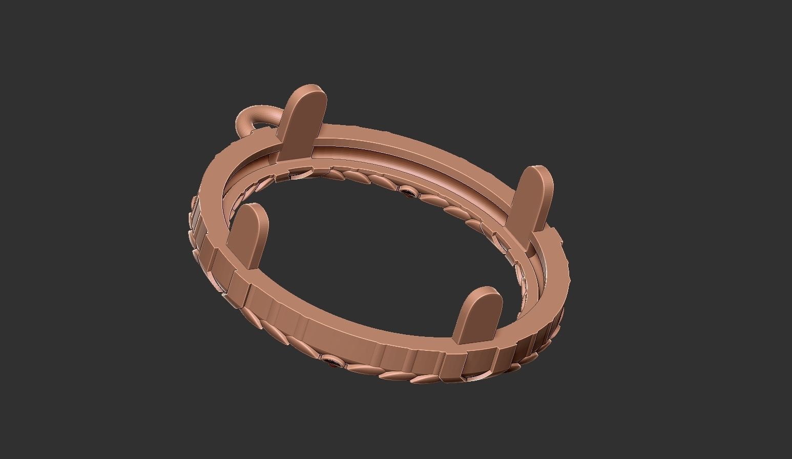 floral coin frame for british sovereign coin 3D model 3D printable ...