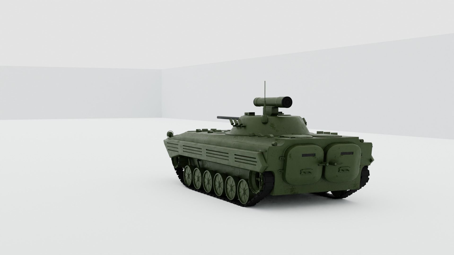 BMP-2 armoured tank free 3D model | CGTrader
