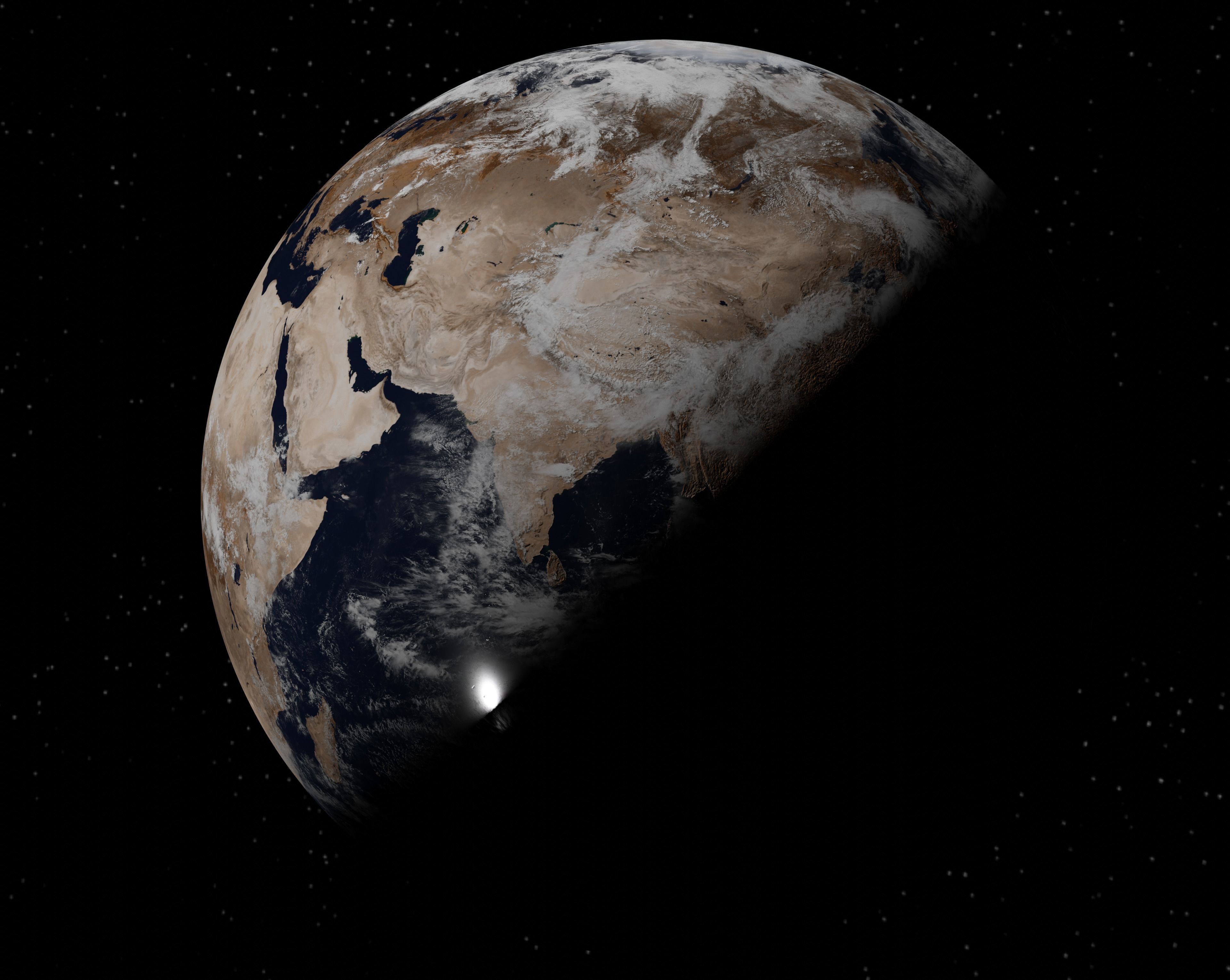 3D model Scorched planet earth VR / AR / low-poly | CGTrader